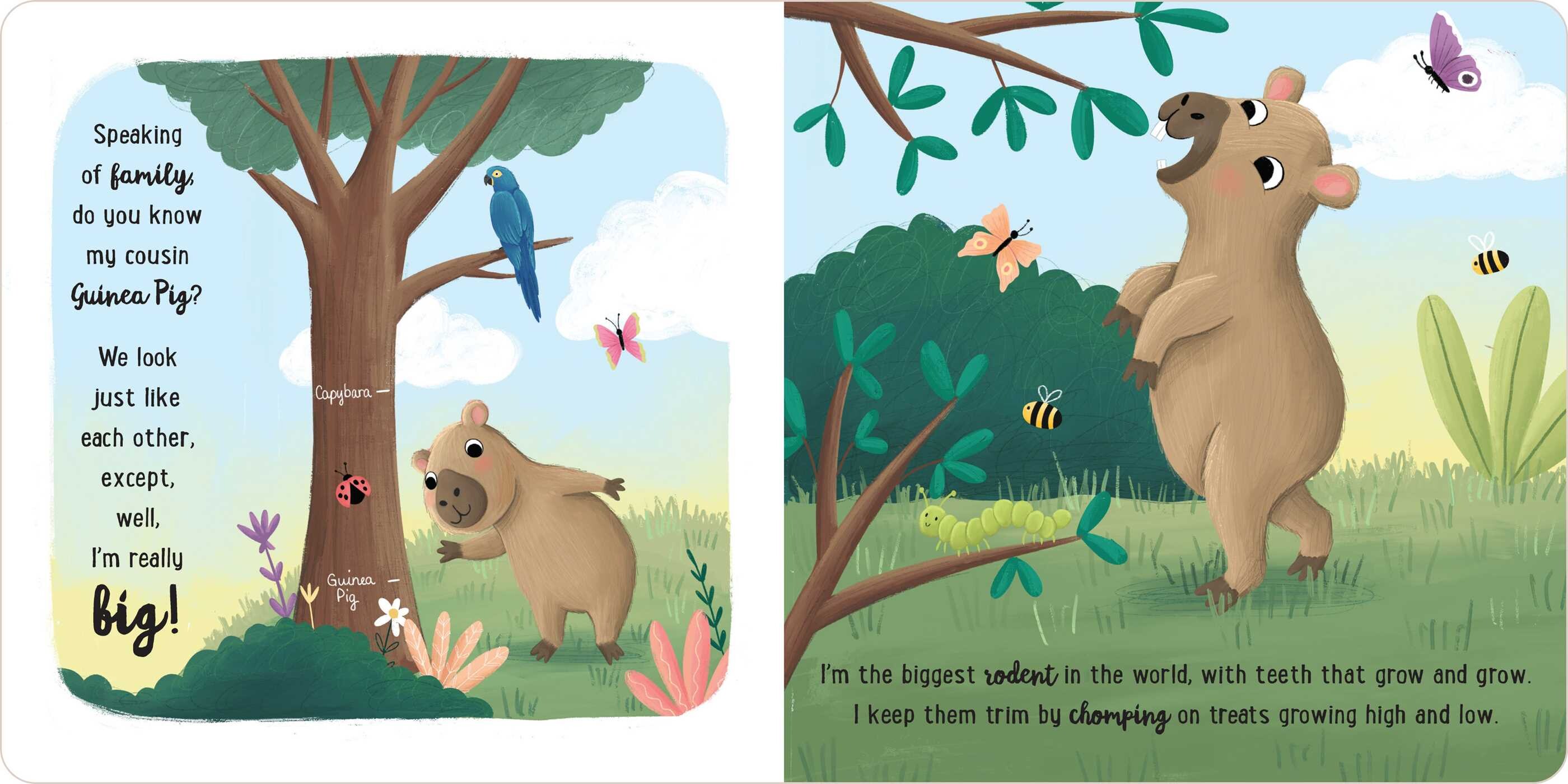I Love Being a Capybara: Padded Board Book | Book by Em Bruce, Natalie ...