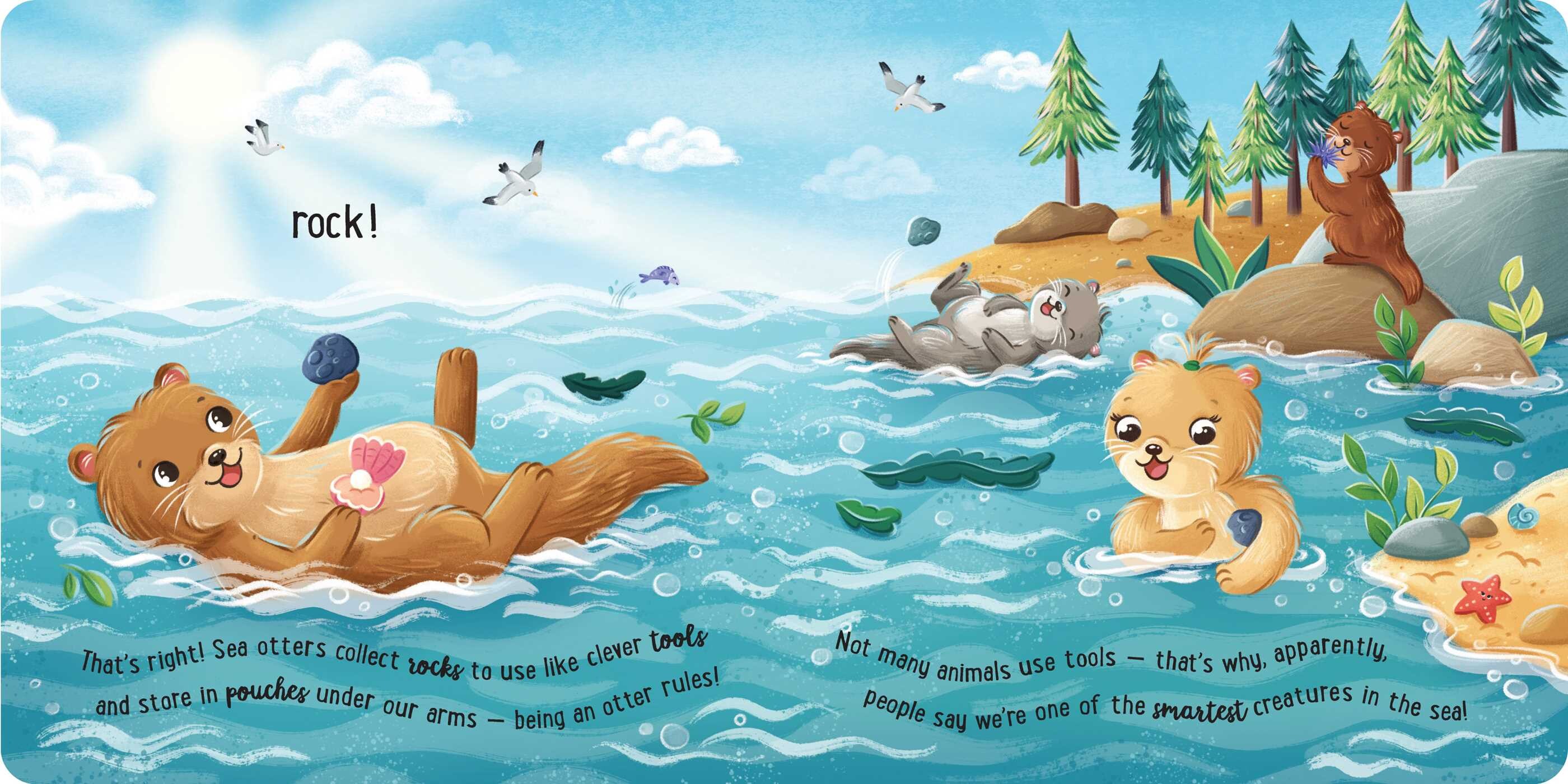 I Love Being a Sea Otter: Padded Board Book | Book by Em Bruce, Roksana ...
