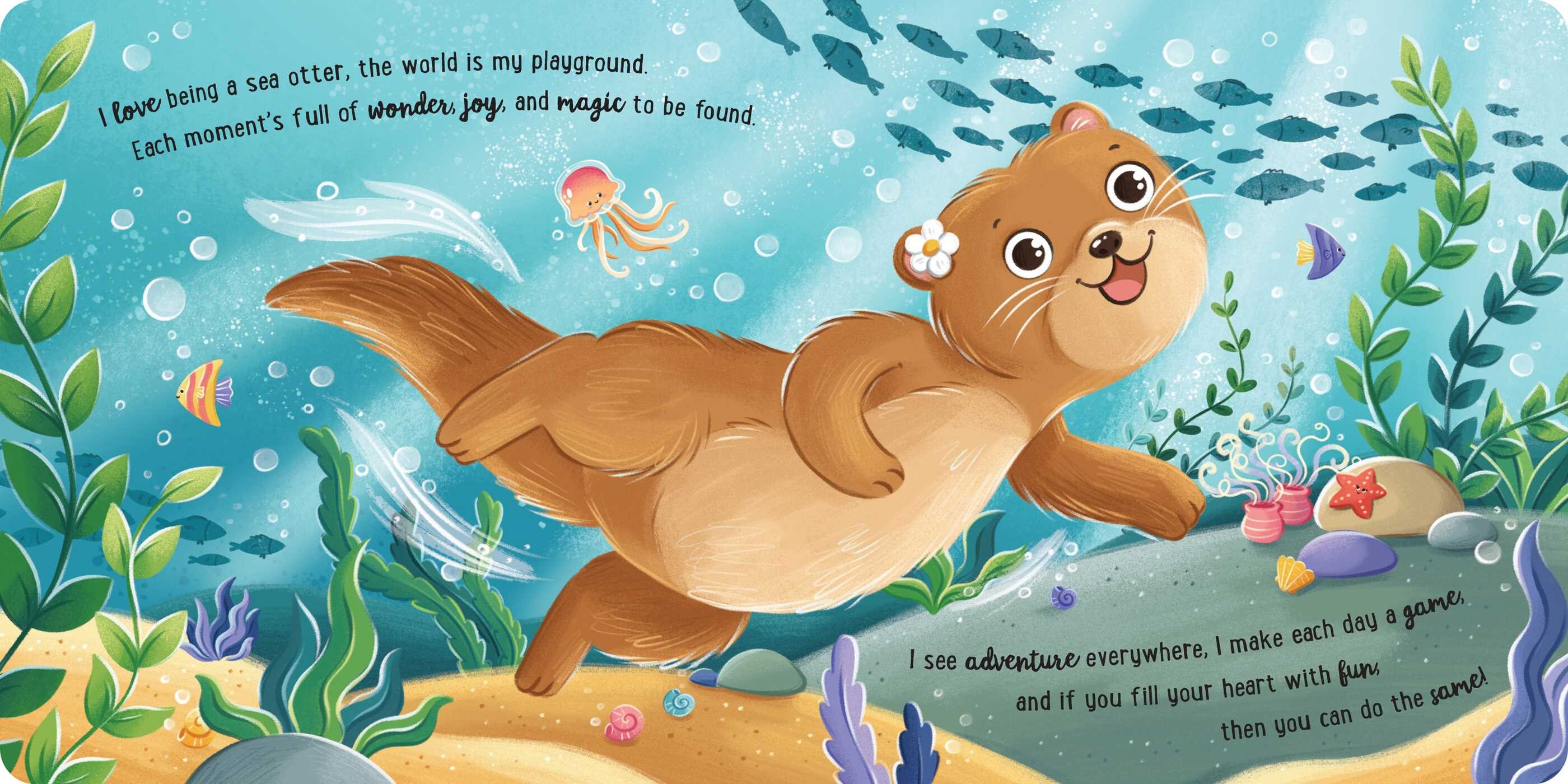 I Love Being a Sea Otter: Padded Board Book | Book by Em Bruce, Roksana ...
