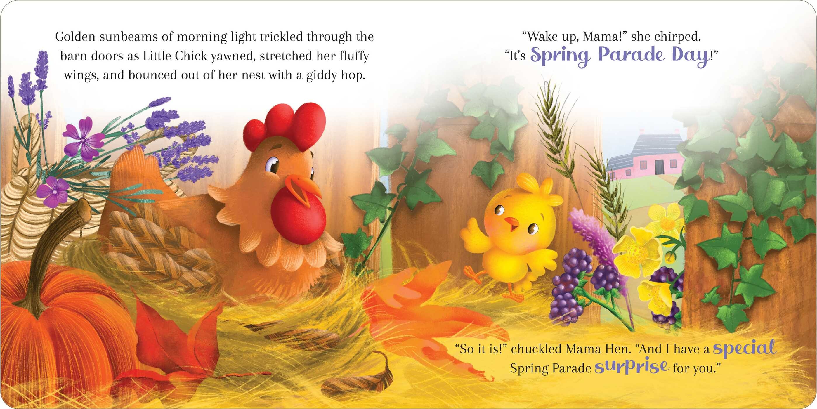 Little Chick's Spring Bonnet: Padded Board Book | Book by Em Bruce ...