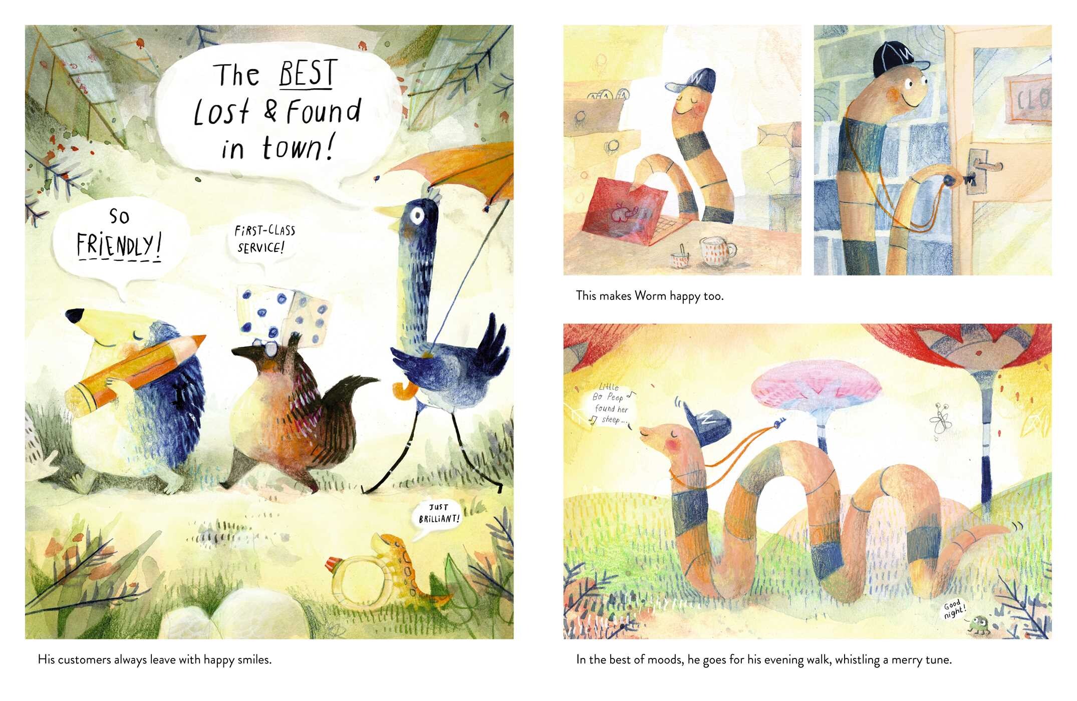 Worm's Lost & Found | Book by Jule Wellerdiek, David Henry Wilson ...
