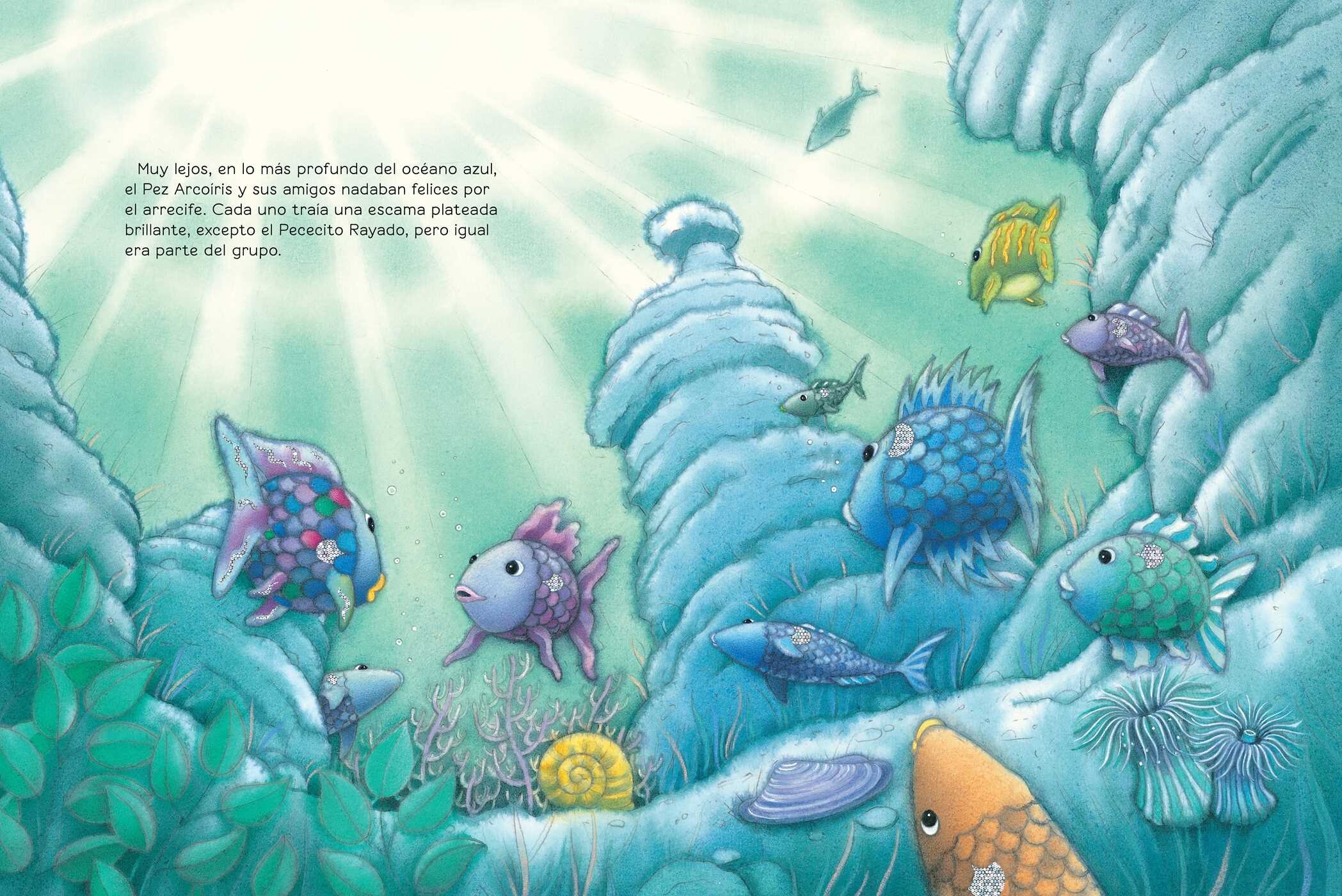 El Pez Arcoíris trae la paz | Book by Marcus Pfister, David Bowles ...