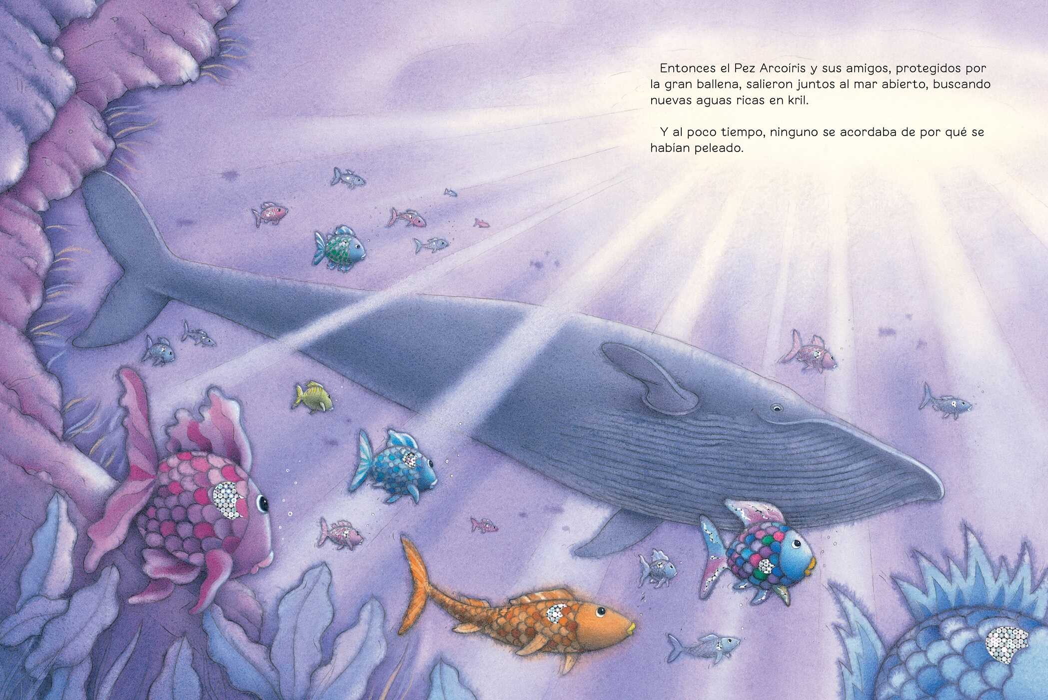 El Pez Arcoíris trae la paz | Book by Marcus Pfister, David Bowles ...