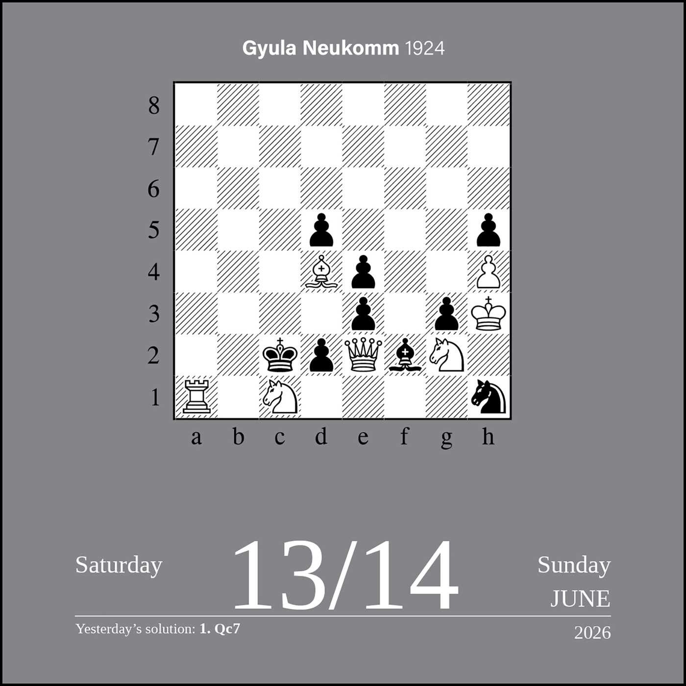 Chess 2026 Day-to-Day Calendar - Book Summary & Video | Official ...