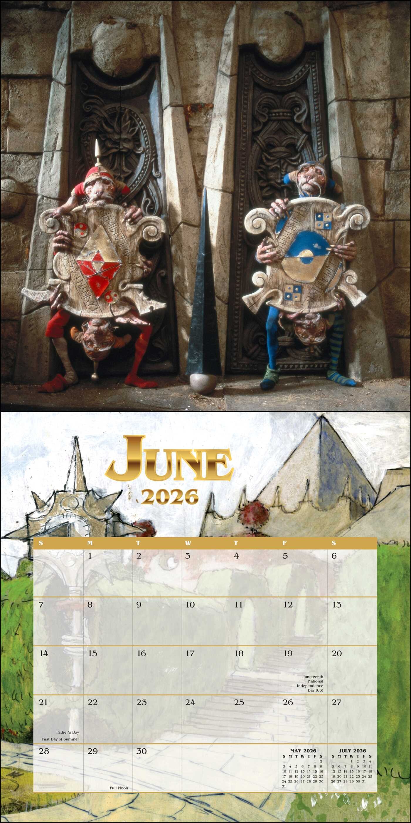 Jim Henson's Labyrinth 2026 Wall Calendar (Includes Full-Color Poster ...