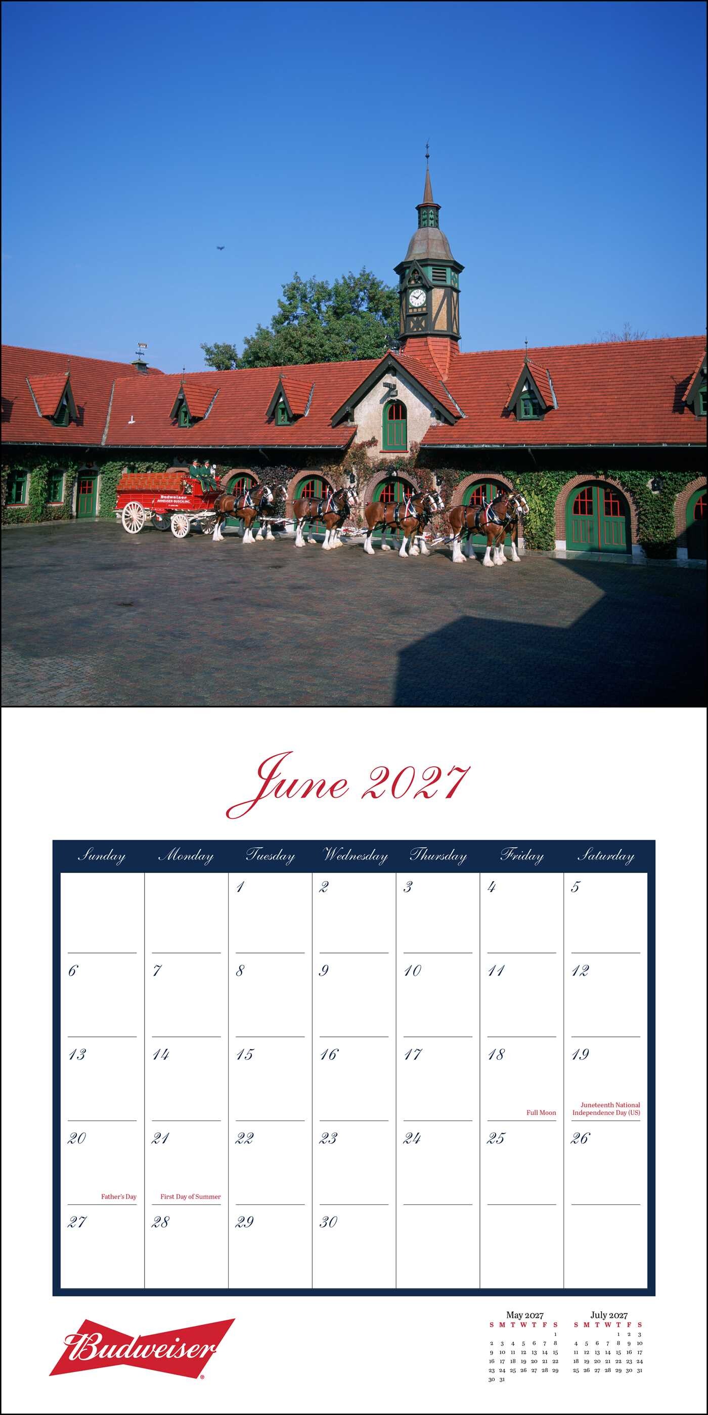 Clydesdales of Budweiser 2027 Wall Calendar - Book Summary & Video ...