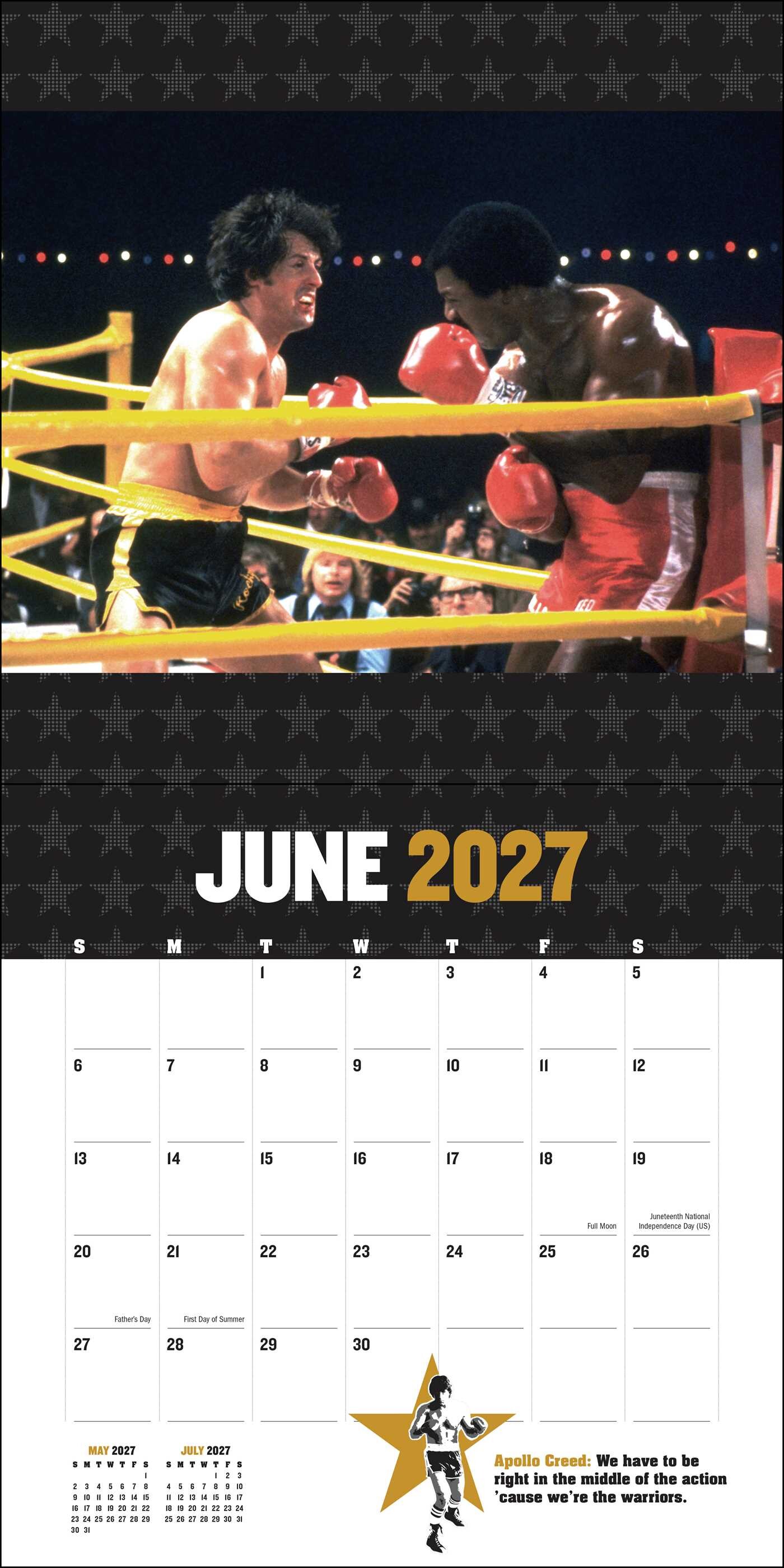 Rocky 2027 Wall Calendar - Book Summary & Video | Official Publisher ...