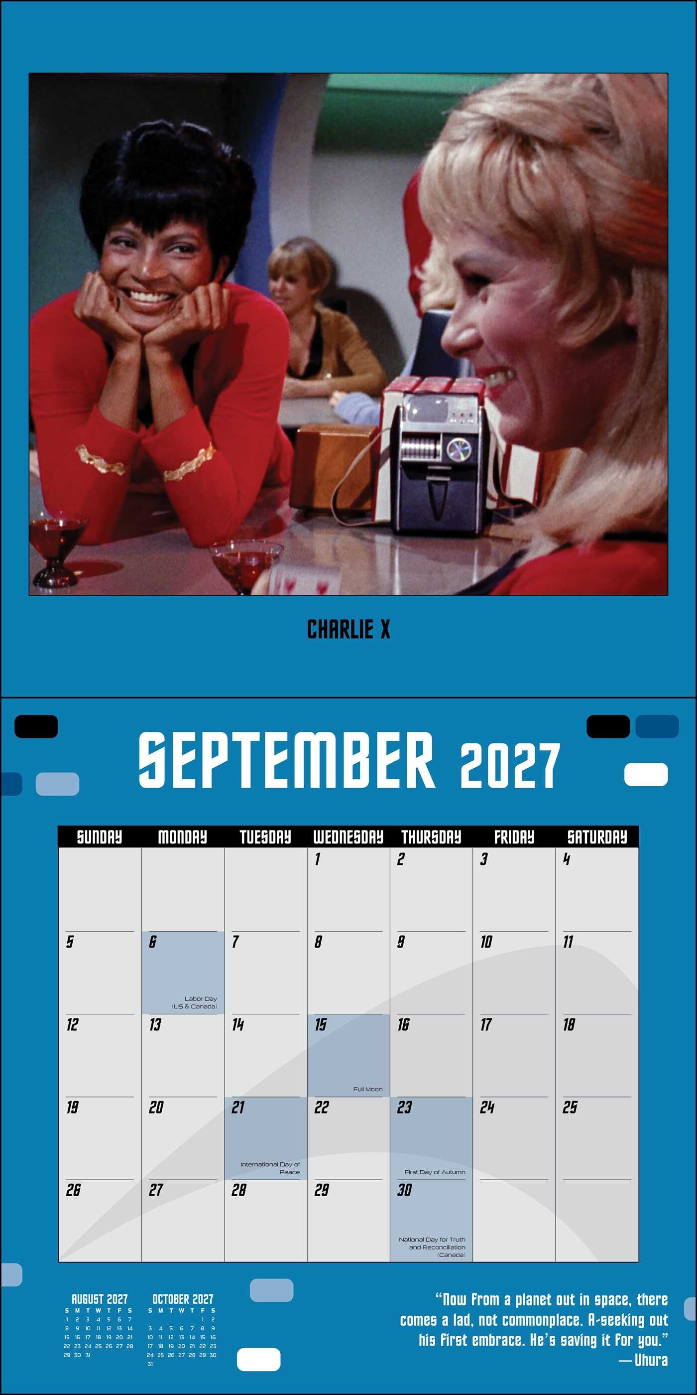 Star Trek 2027 Wall Calendar - Book Summary & Video | Official ...