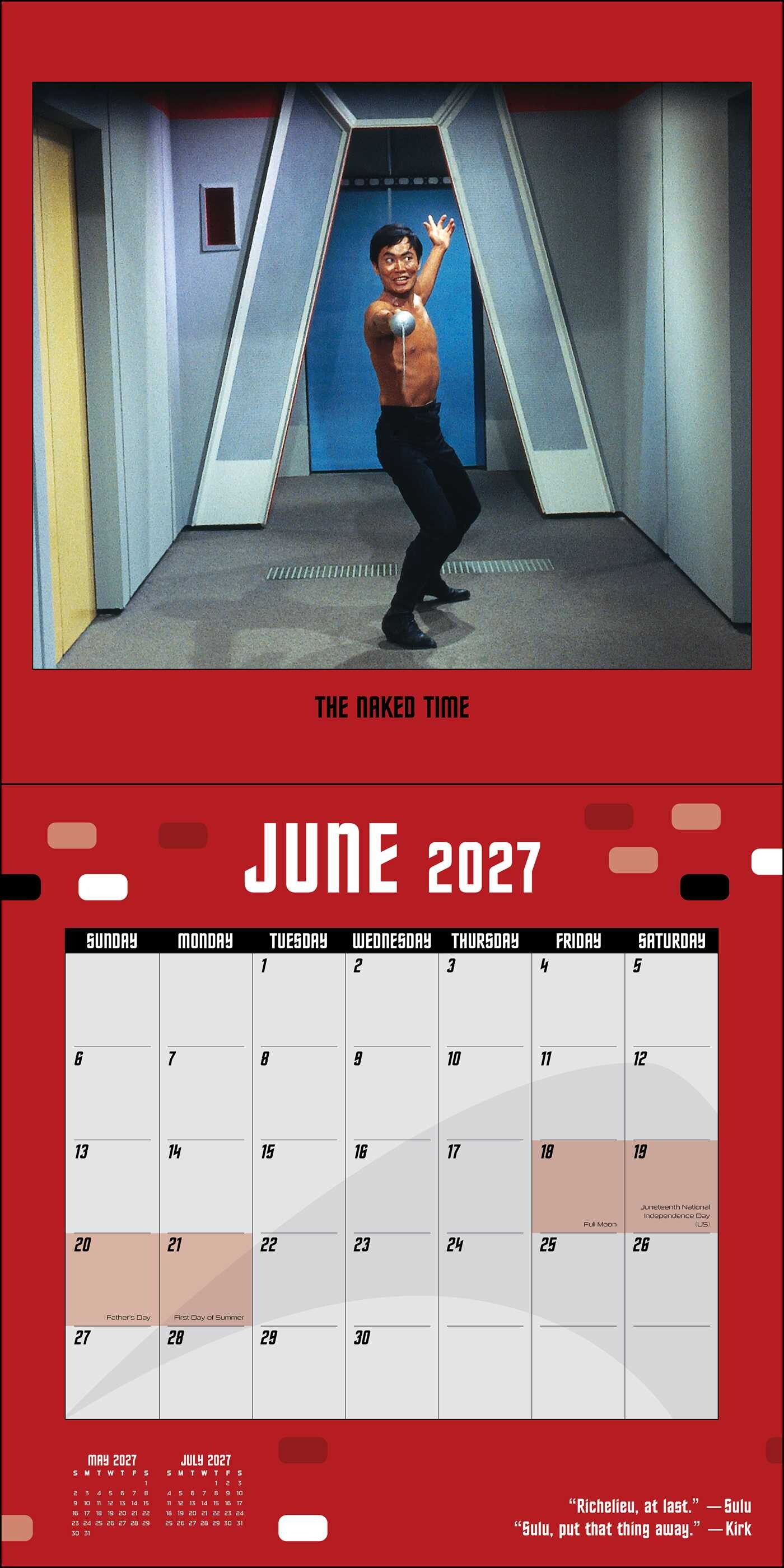 Star Trek 2027 Wall Calendar - Book Summary & Video | Official ...