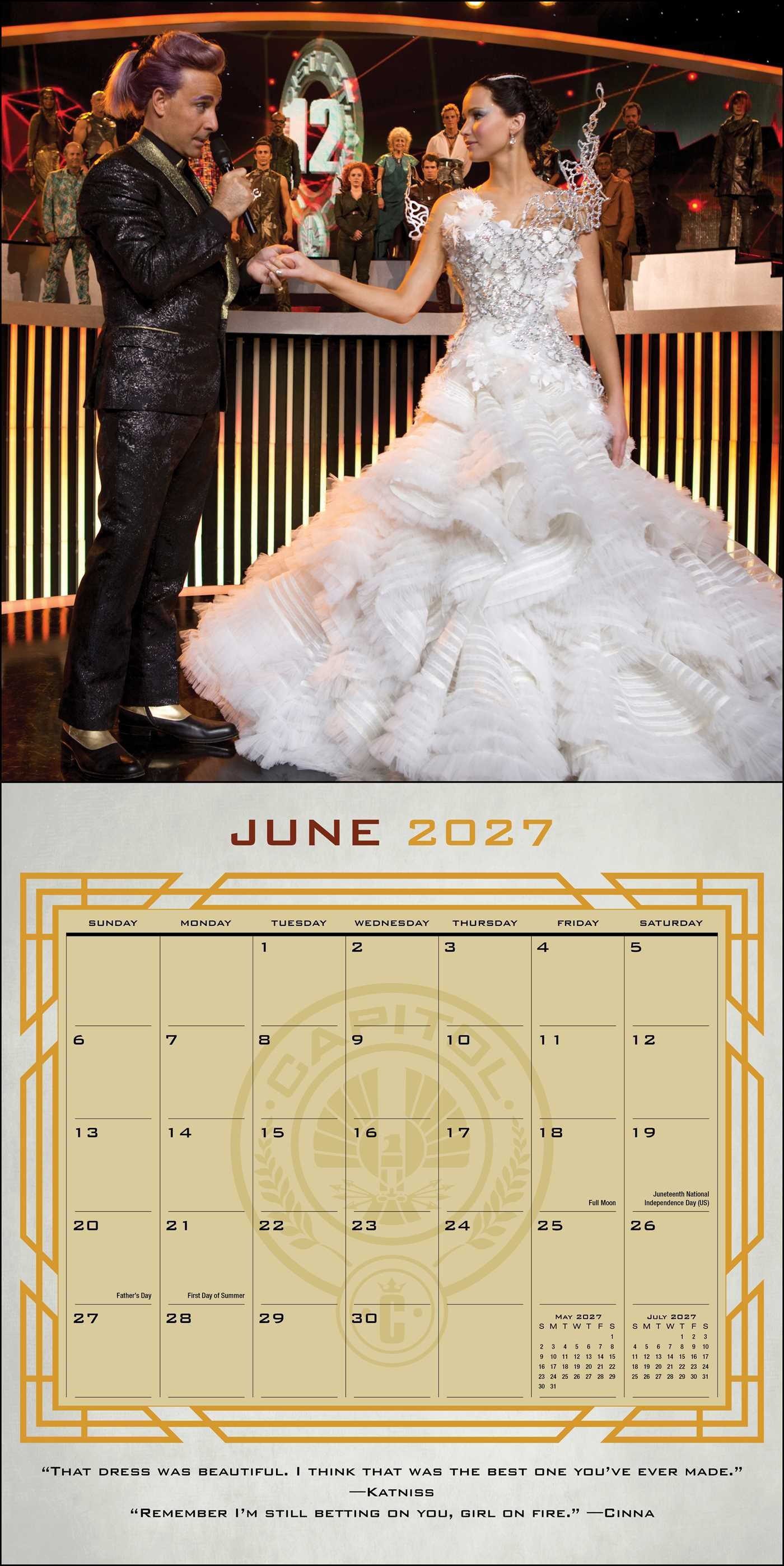 The Hunger Games 2027 Wall Calendar (Includes Full-Color Poster) - Book ...