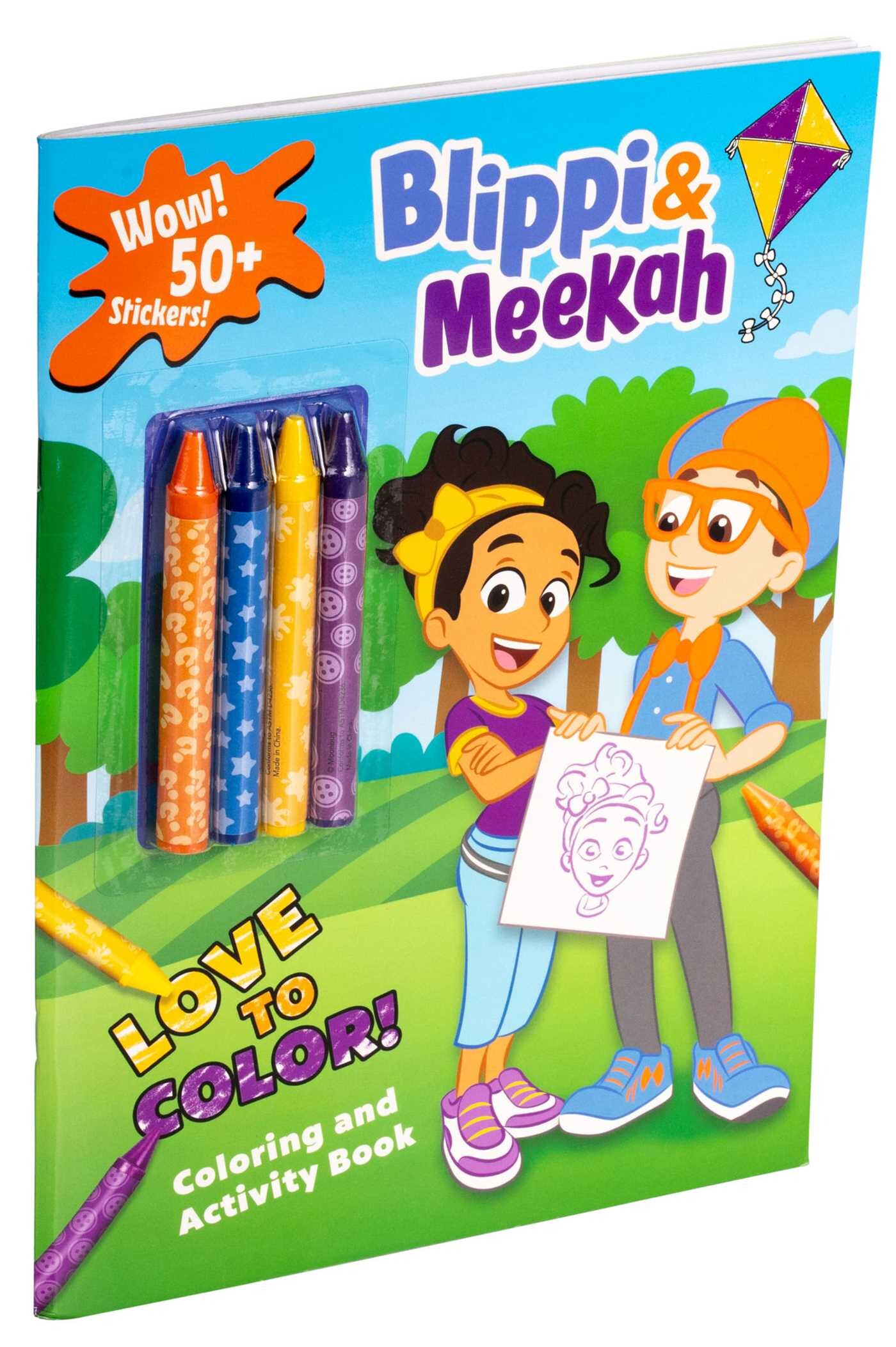 Blippi: Blippi and Meekah Love to Color! | Book by Editors of Studio ...