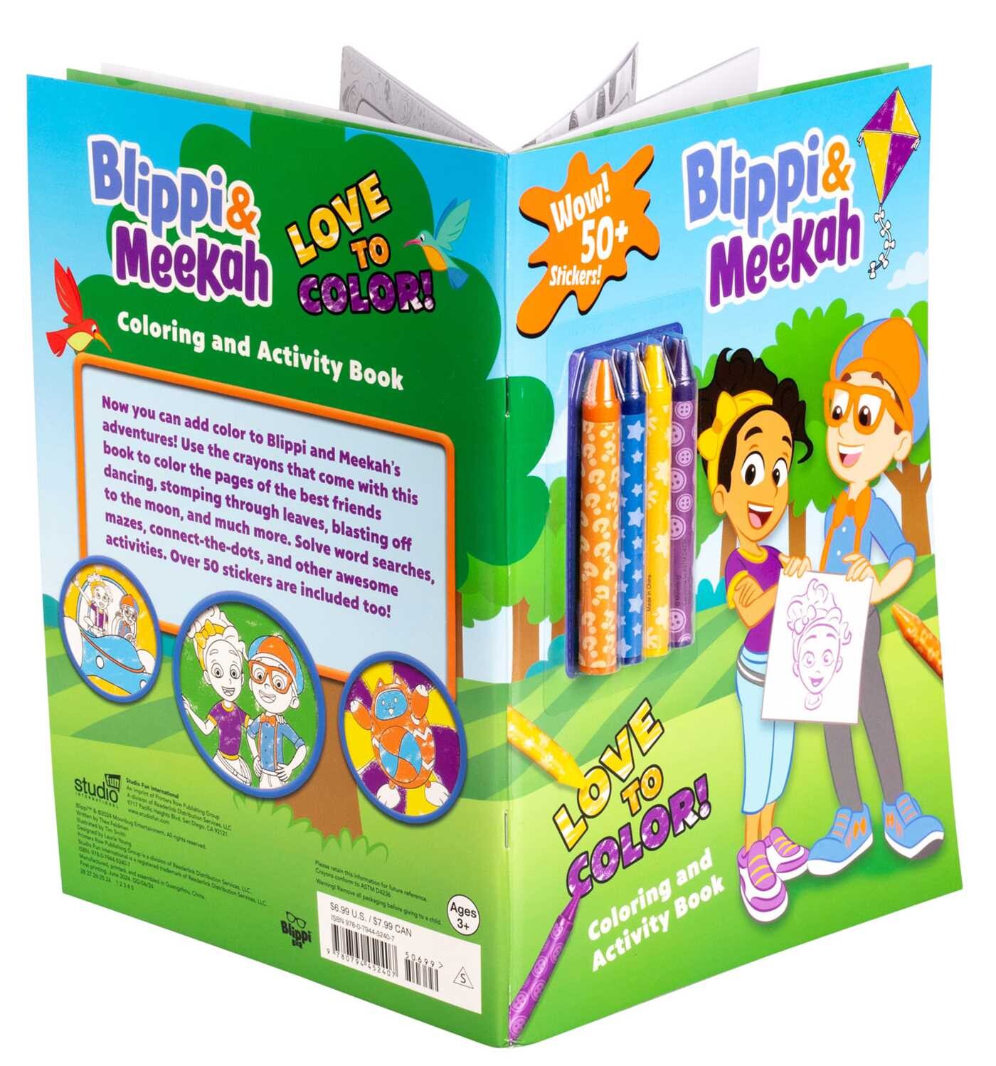 Blippi: Blippi and Meekah Love to Color! | Book by Editors of Studio ...