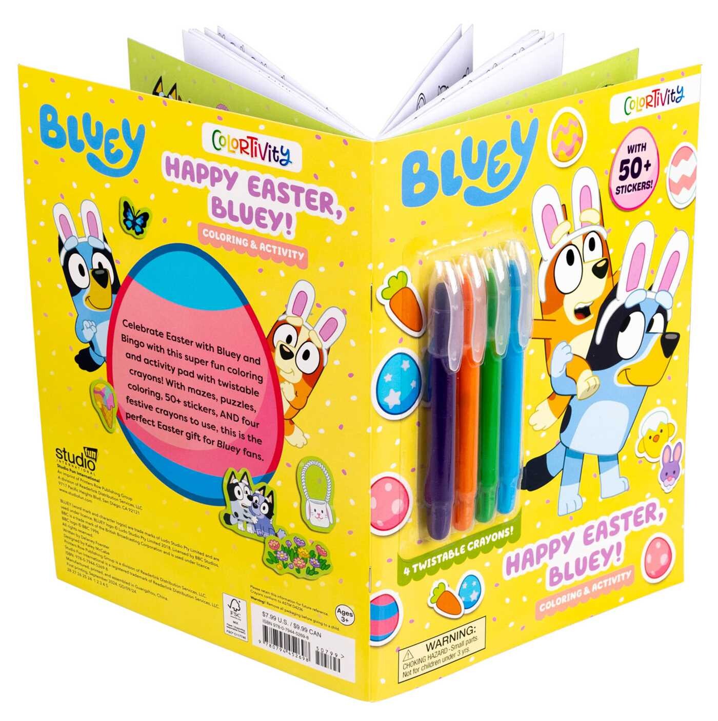 Bluey Colortivity: Happy Easter, Bluey! | Book by Delaney Foerster ...