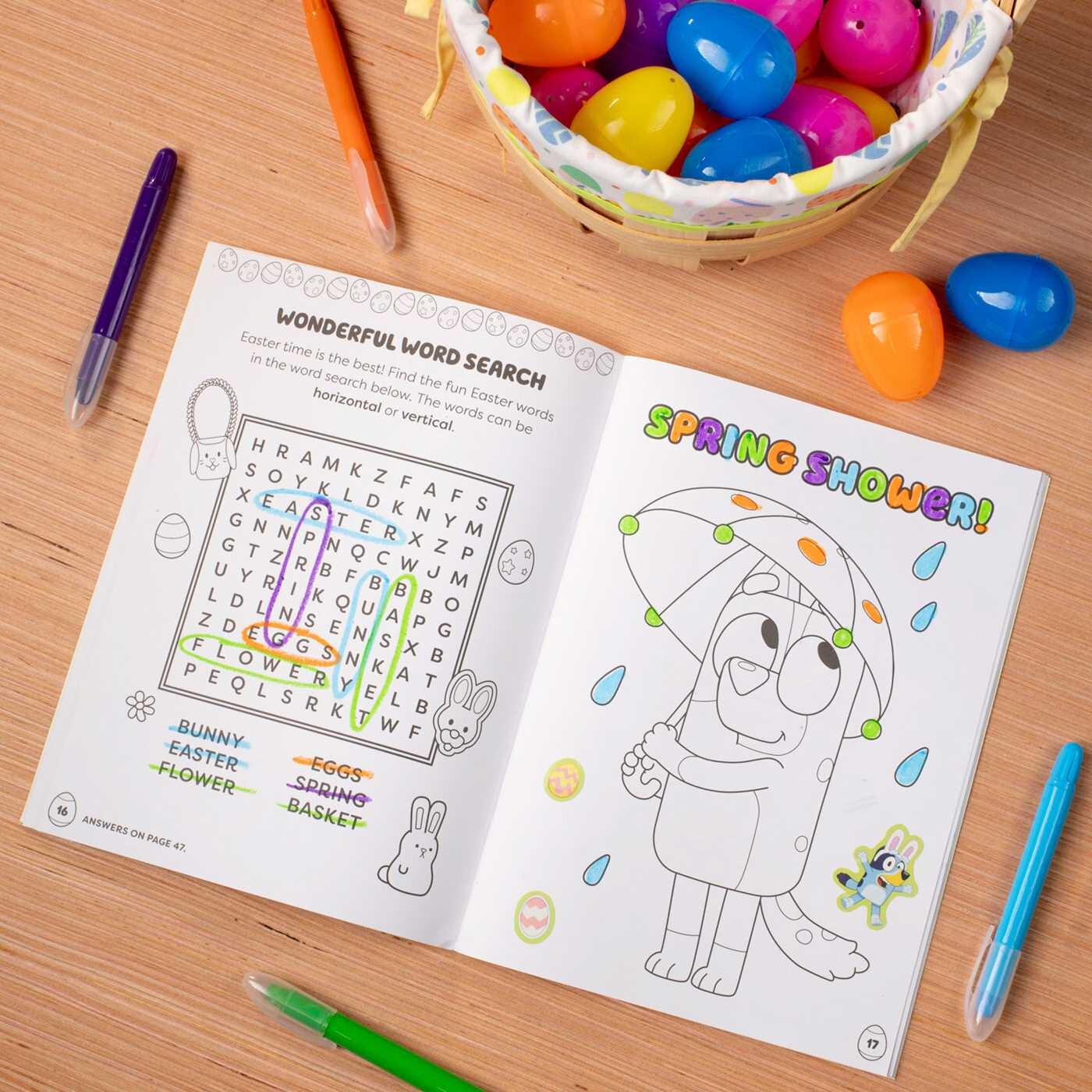 Bluey Colortivity: Happy Easter, Bluey! | Book by Delaney Foerster ...