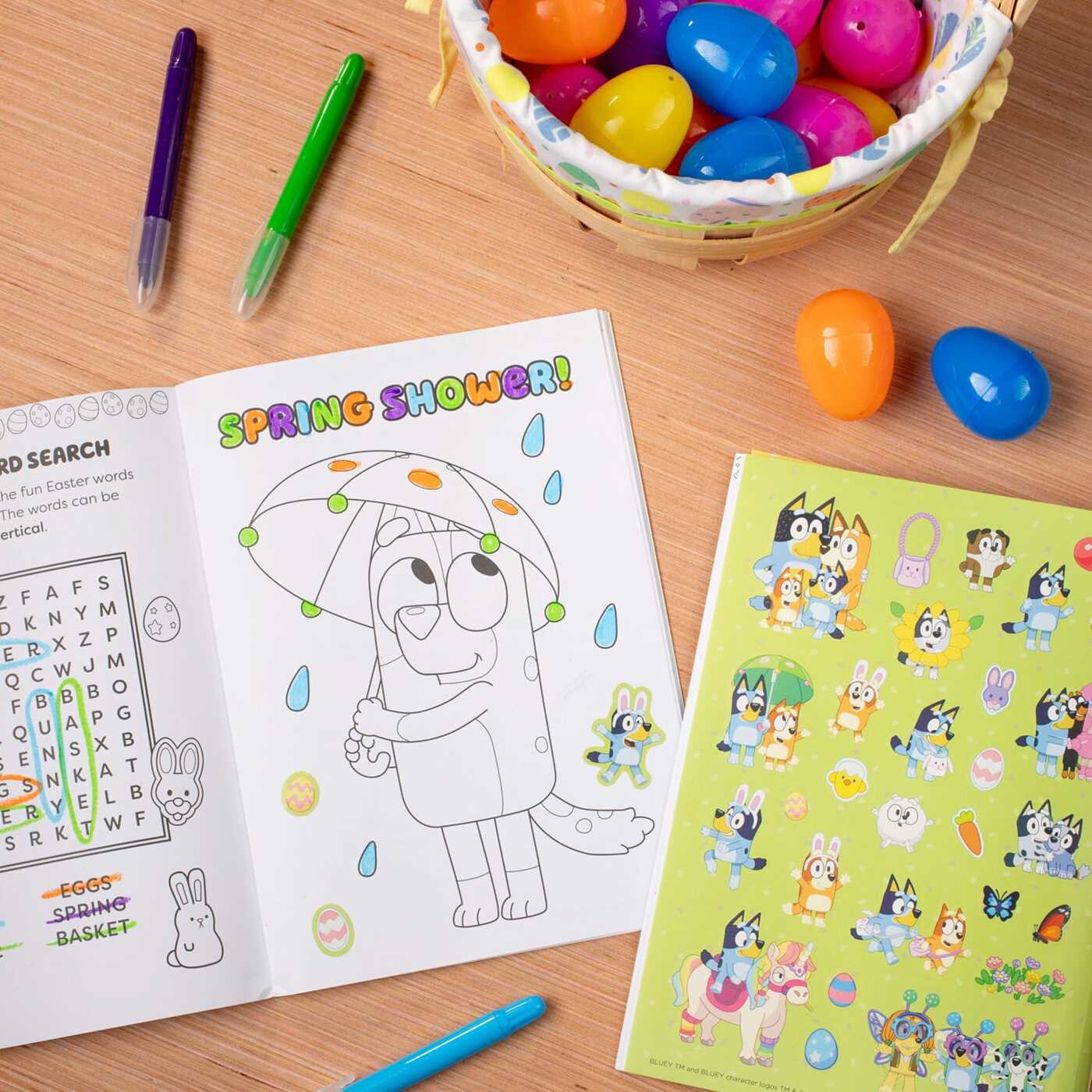 Bluey Colortivity: Happy Easter, Bluey! | Book by Delaney Foerster ...