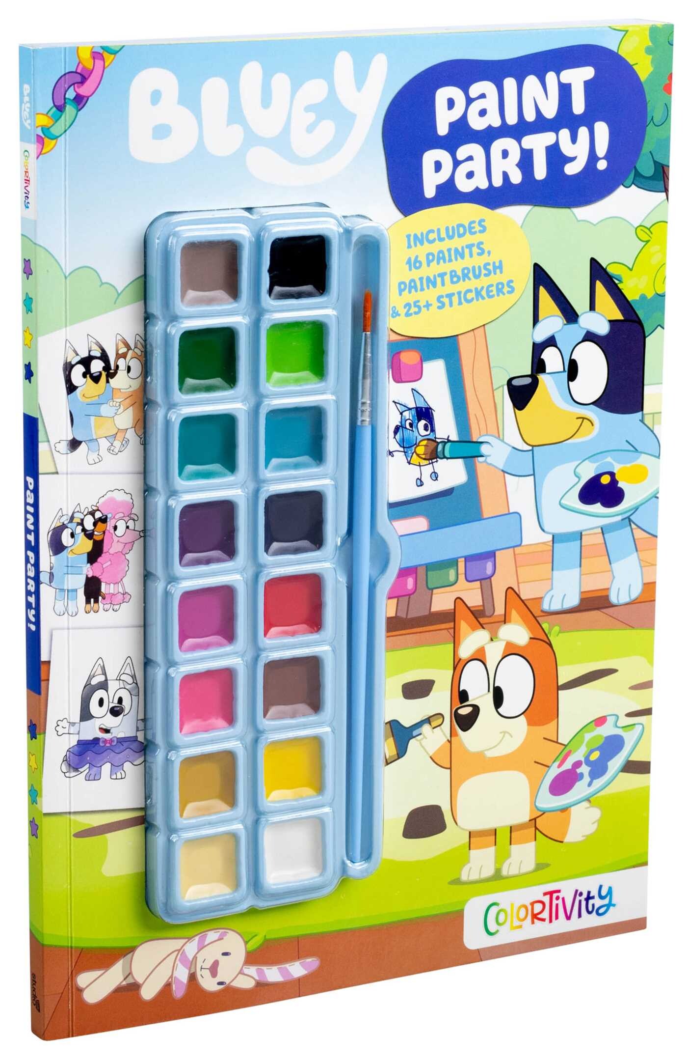 Bluey Colortivity: Paint Party! | Book by Editors of Studio Fun ...