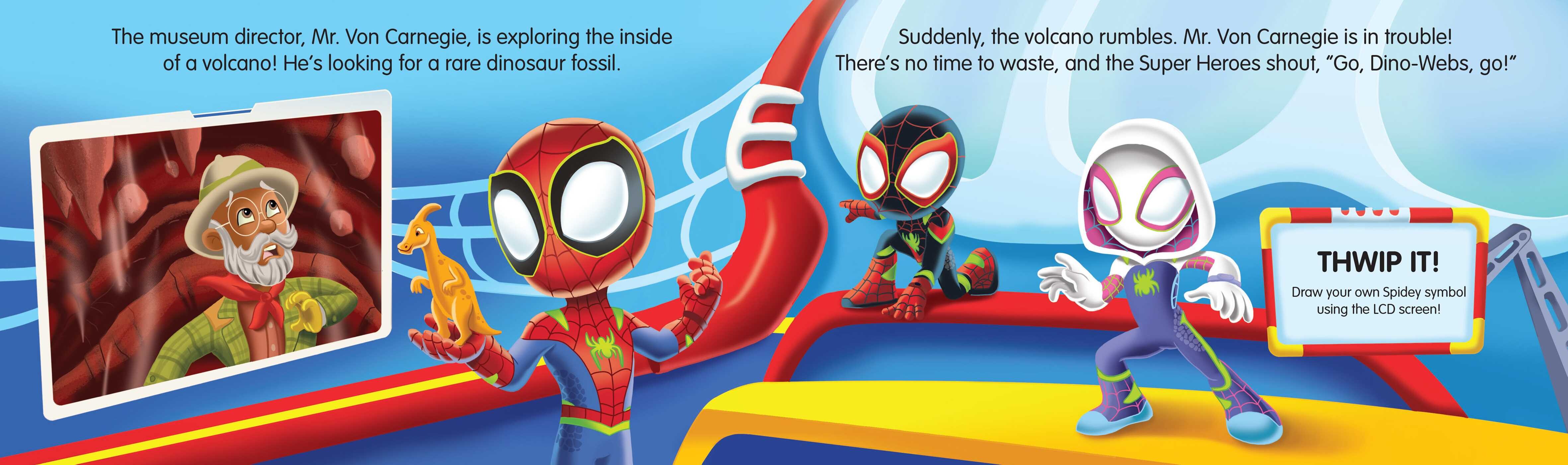 Marvel: Spidey and His Amazing Friends: Dino Webs! | Book by Steve ...