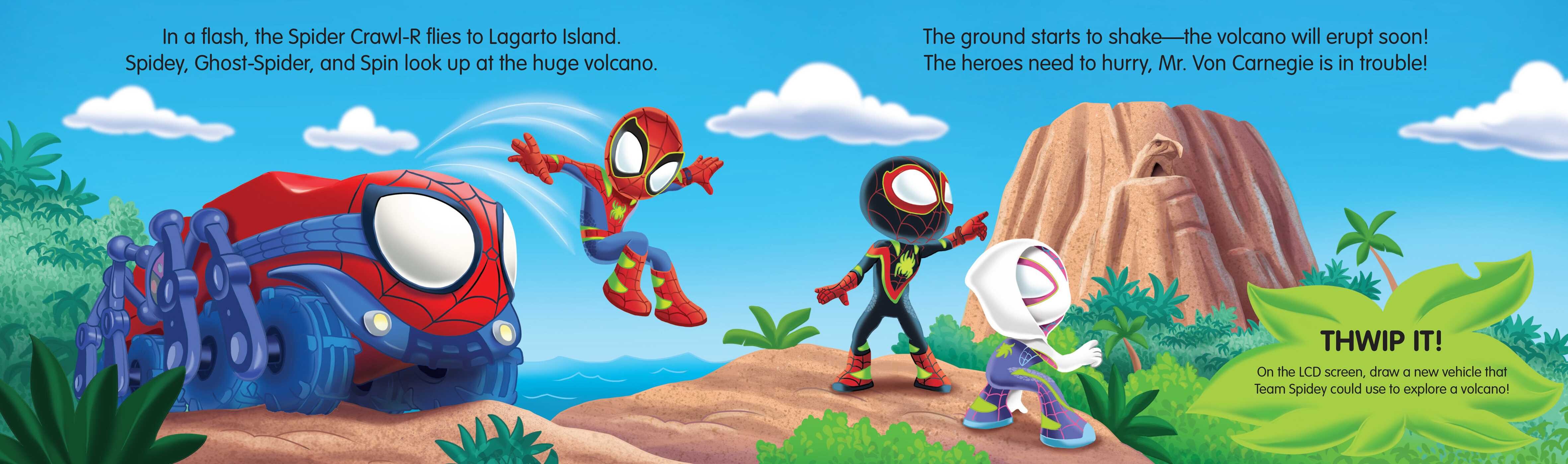 Marvel: Spidey and His Amazing Friends: Dino Webs! | Book by Steve ...