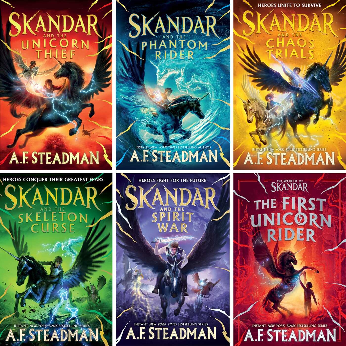 Skandar and the Unicorn Thief | Book by A.F. Steadman | Official ...