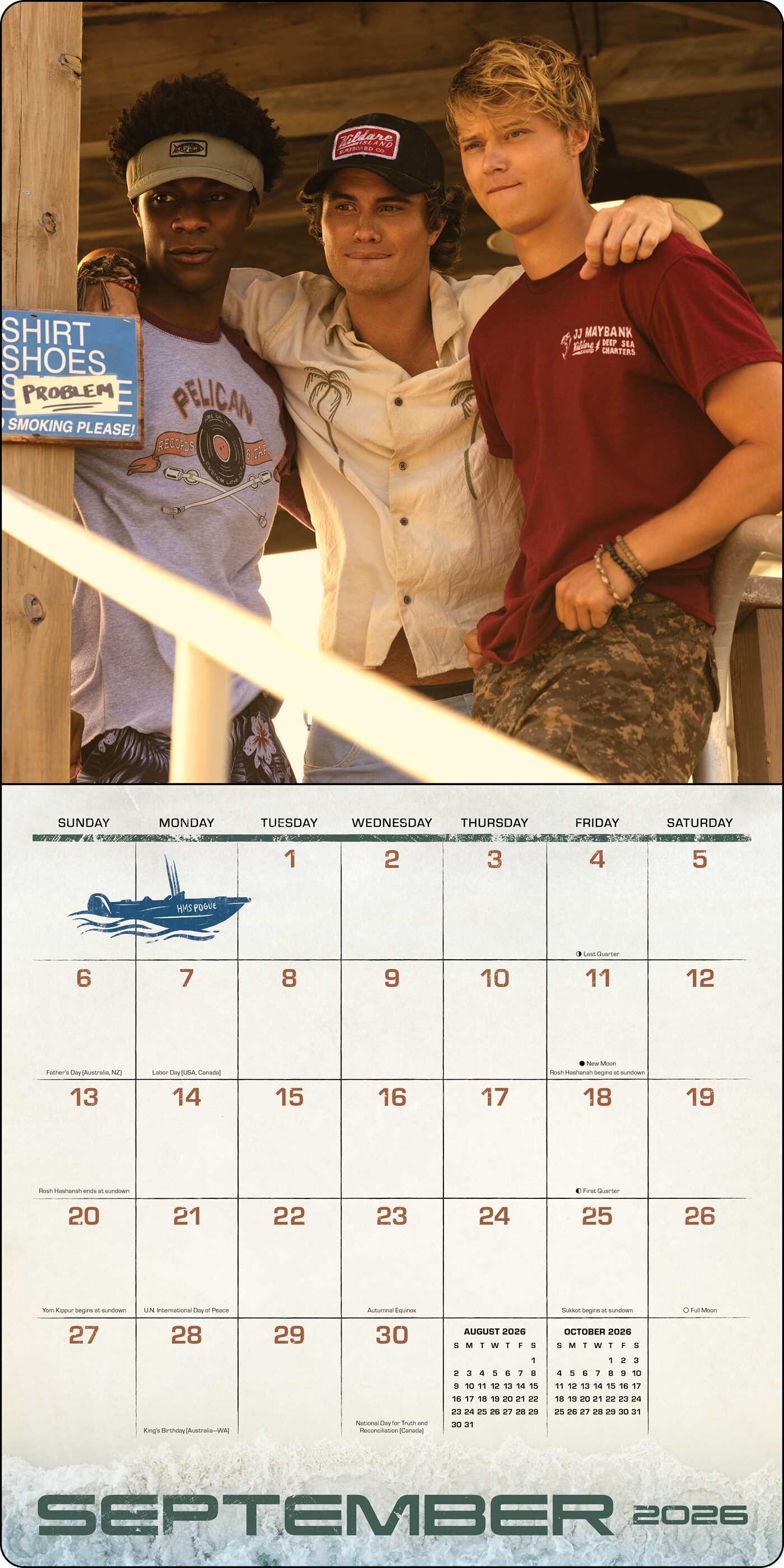 Outer Banks 16-Month 2025-2026 Wall Calendar with Bonus Poster - Book ...