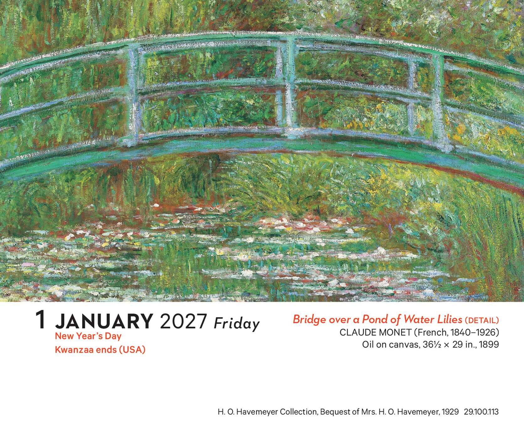 Impressionism and Post-Impressionism 2027 Day-to-Day Calendar - Book ...