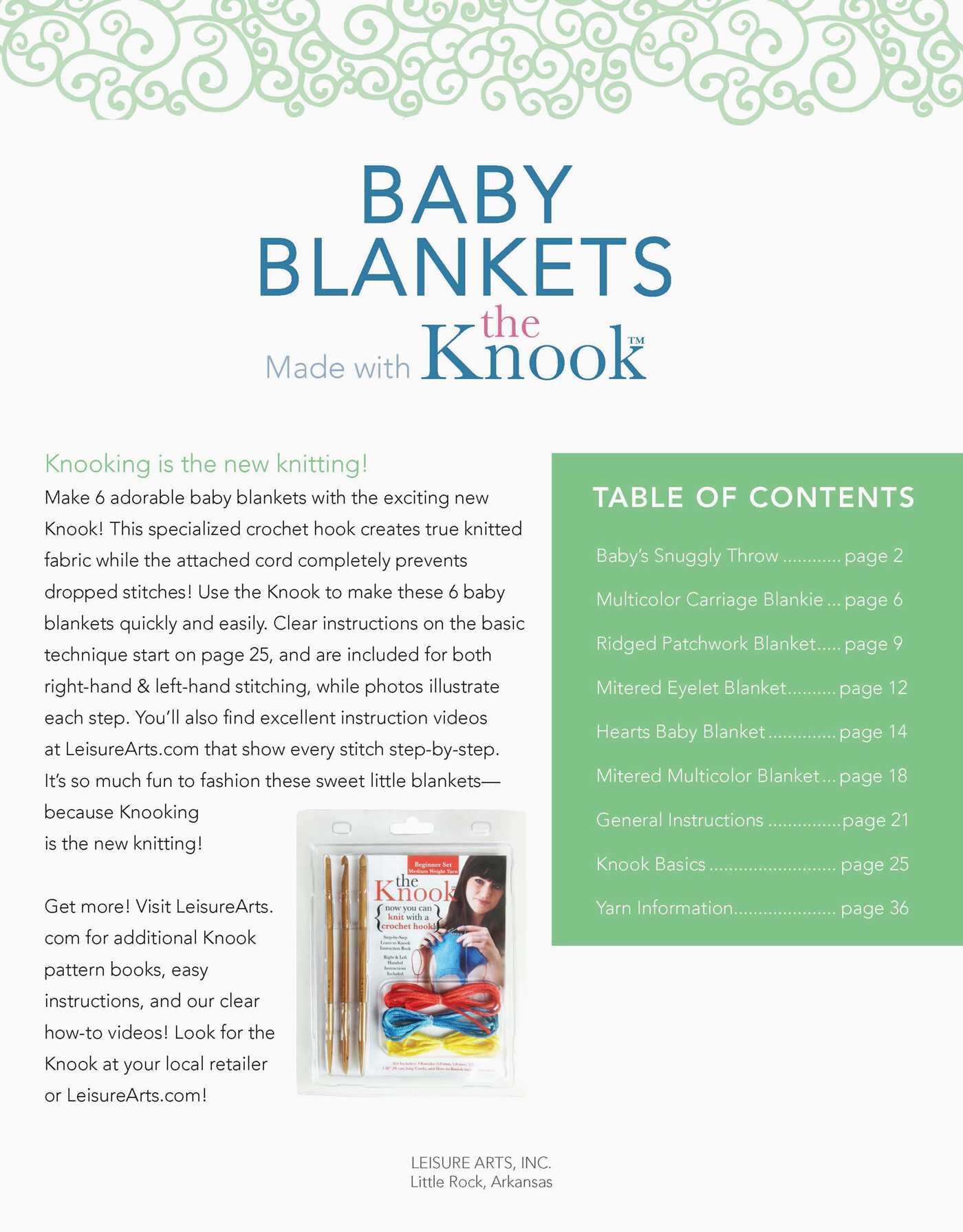 Baby Blankets Made with the Knook | Book by Melissa Leapman | Official ...
