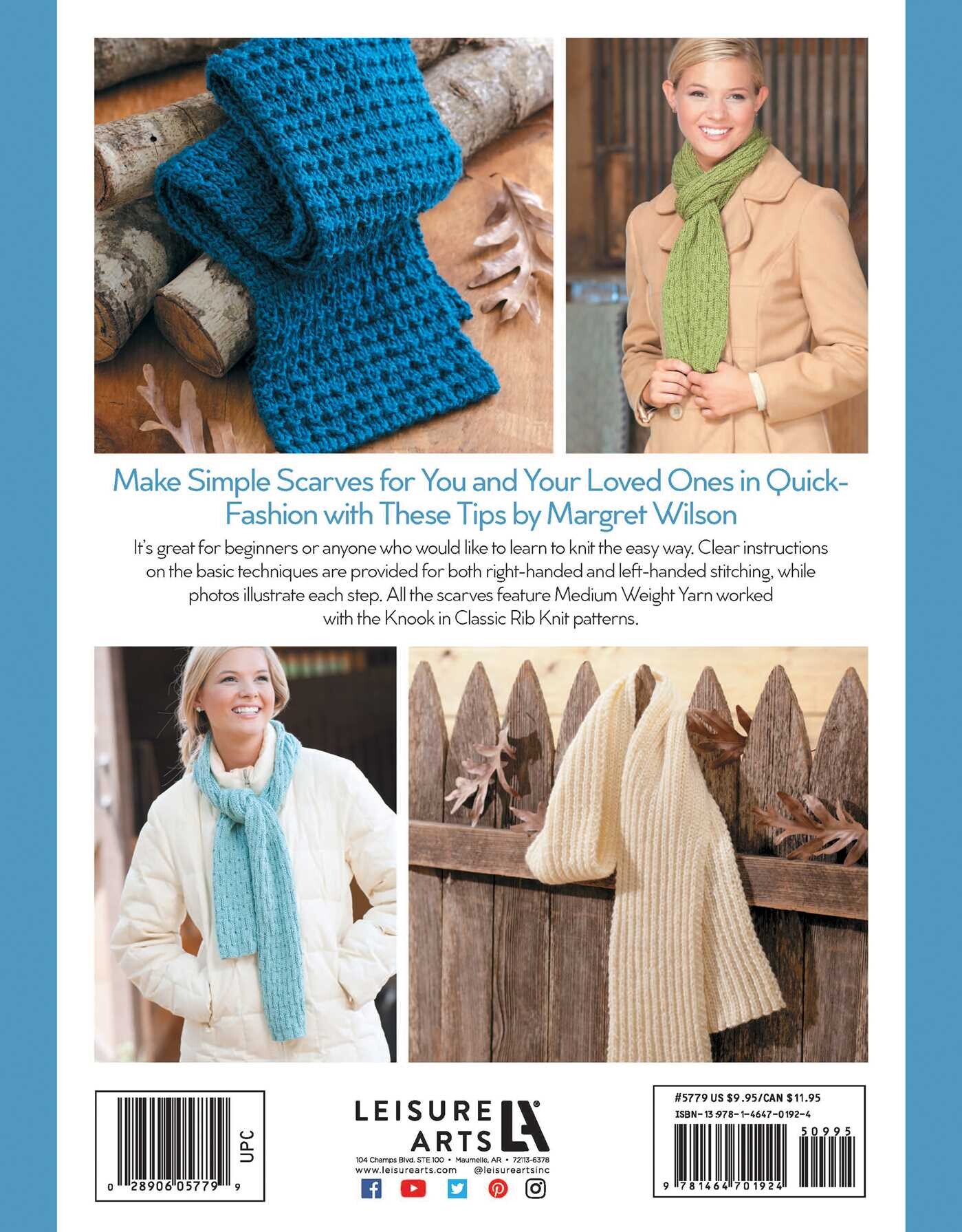 Simple Scarves Made with the Knook | Book by Margaret Wilson | Official ...