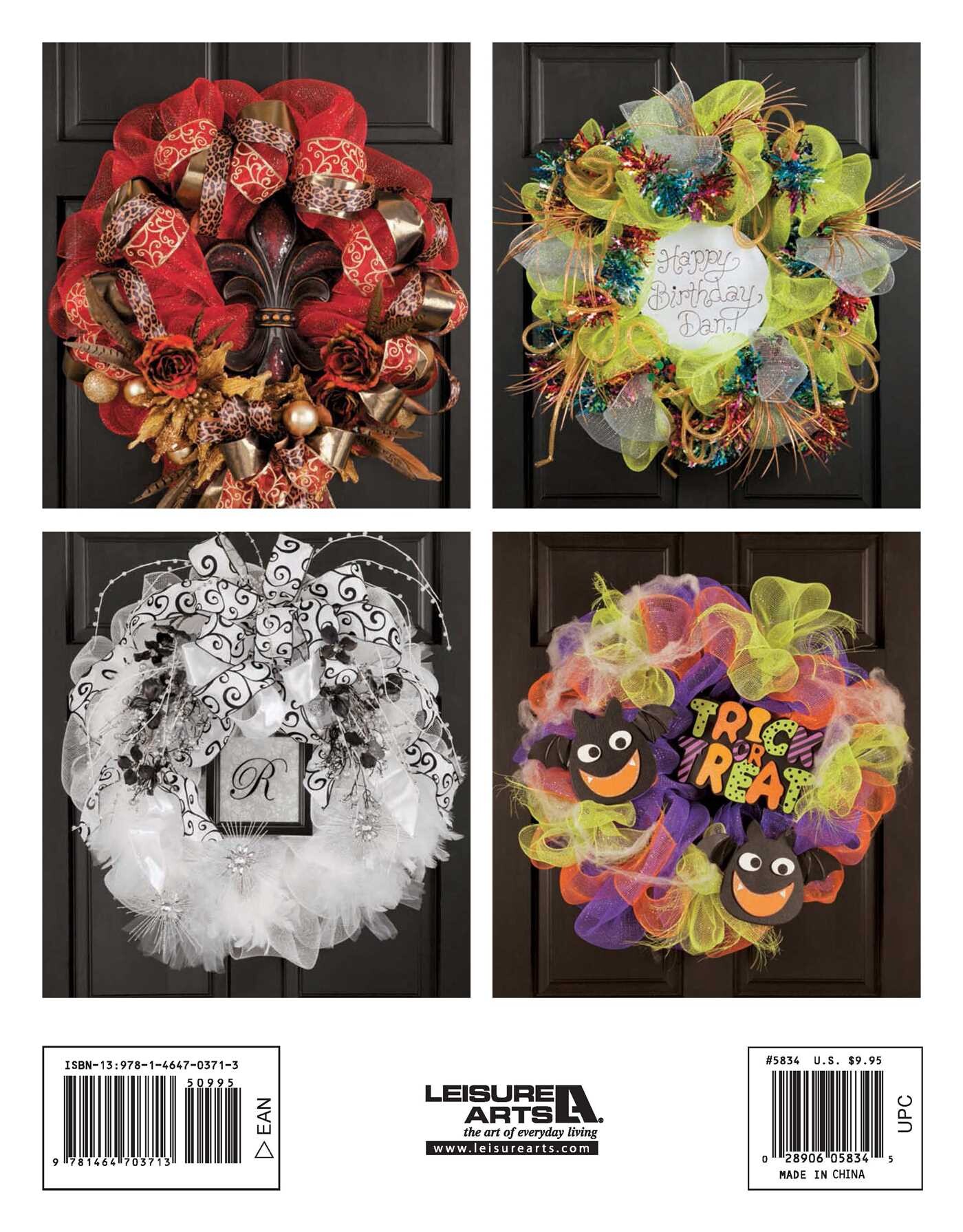 Deco Mesh Wreaths | Book by Leisure Arts | Official Publisher Page ...