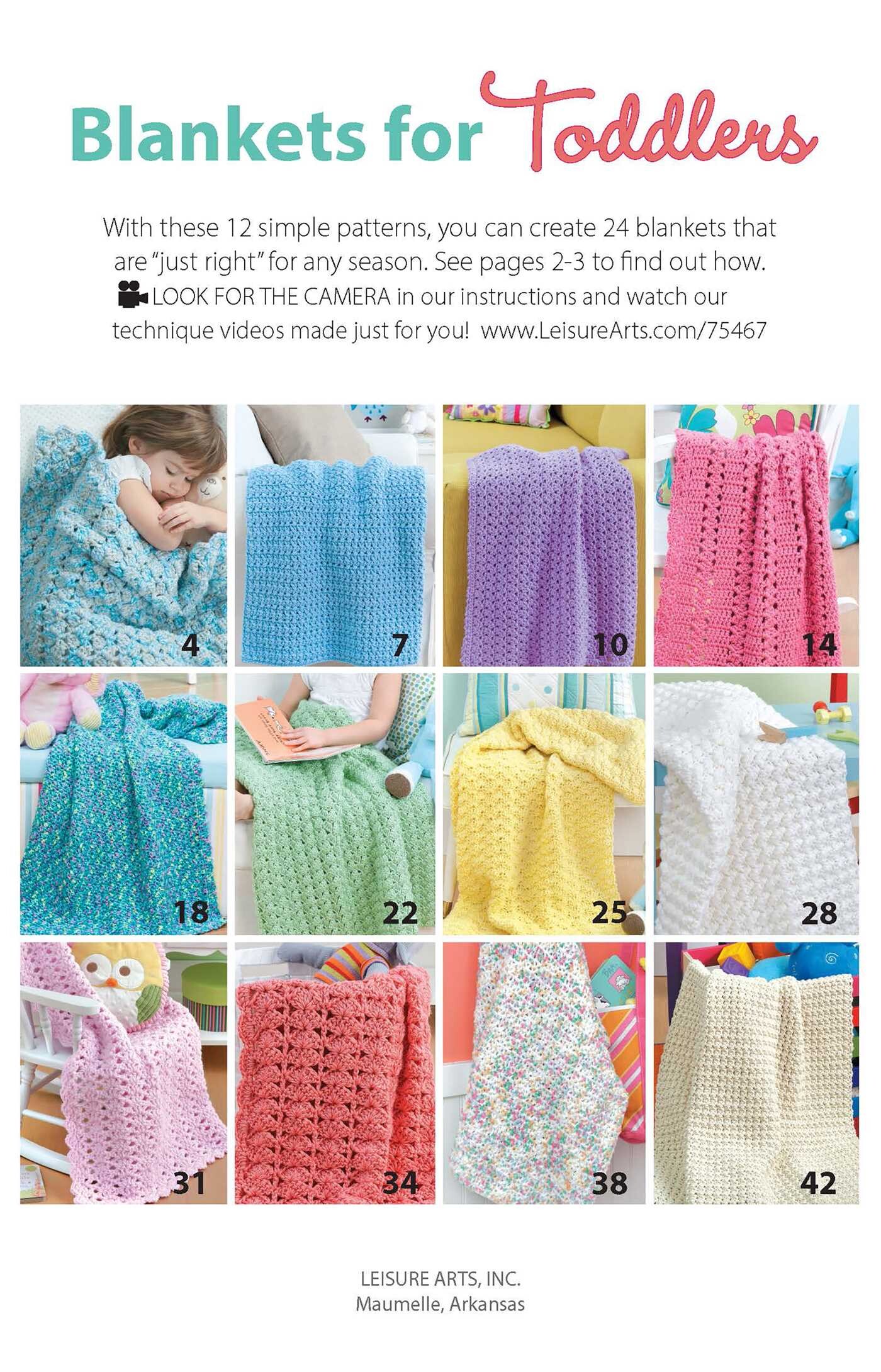 Crochet Blankets for Toddlers | Book by Lena Prima | Official Publisher ...