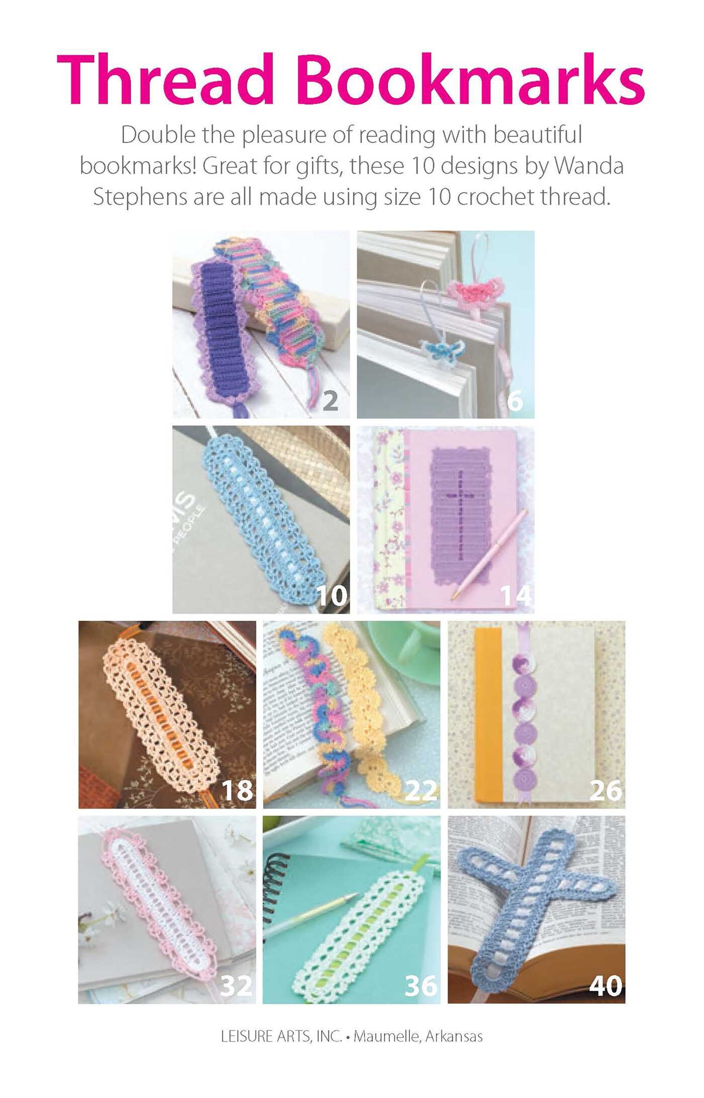 Crochet Thread Bookmarks | Book by Delores Storm | Official Publisher ...