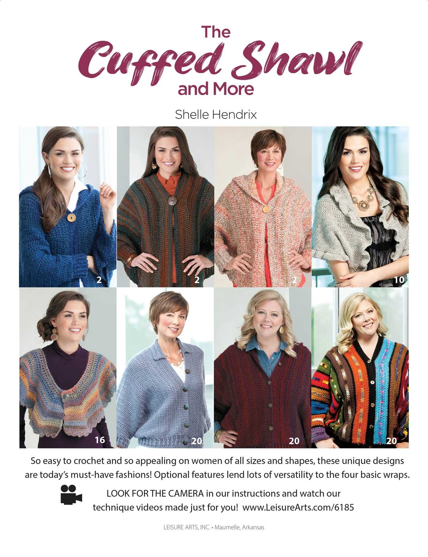 Crochet the Cuffed Shawl & More | Book by Shelle Hendrix | Official ...
