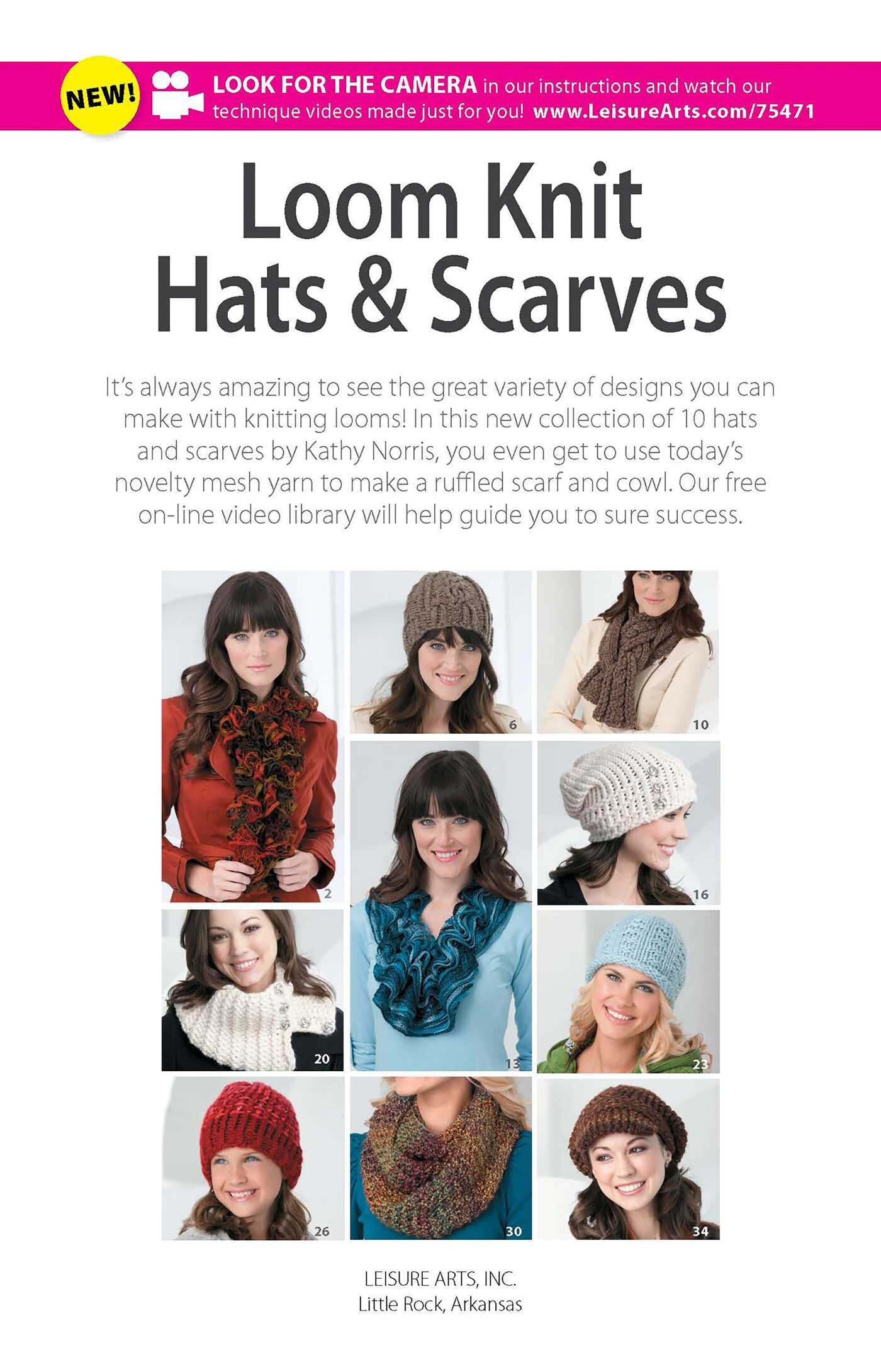 Loom Knit Hats & Scarves | Book by Kathy Norris | Official Publisher ...