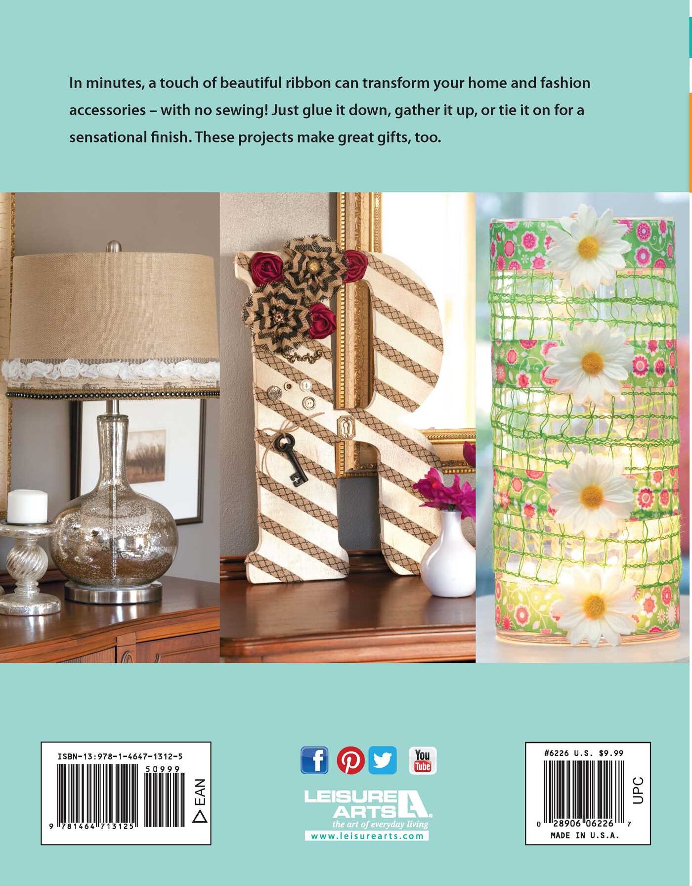 Decorate with Ribbon | Book by Leisure Arts | Official Publisher Page ...