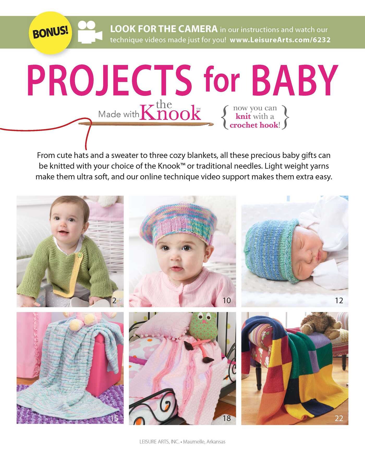 Projects for Baby Made with the Knook | Book by Karen Whooley ...