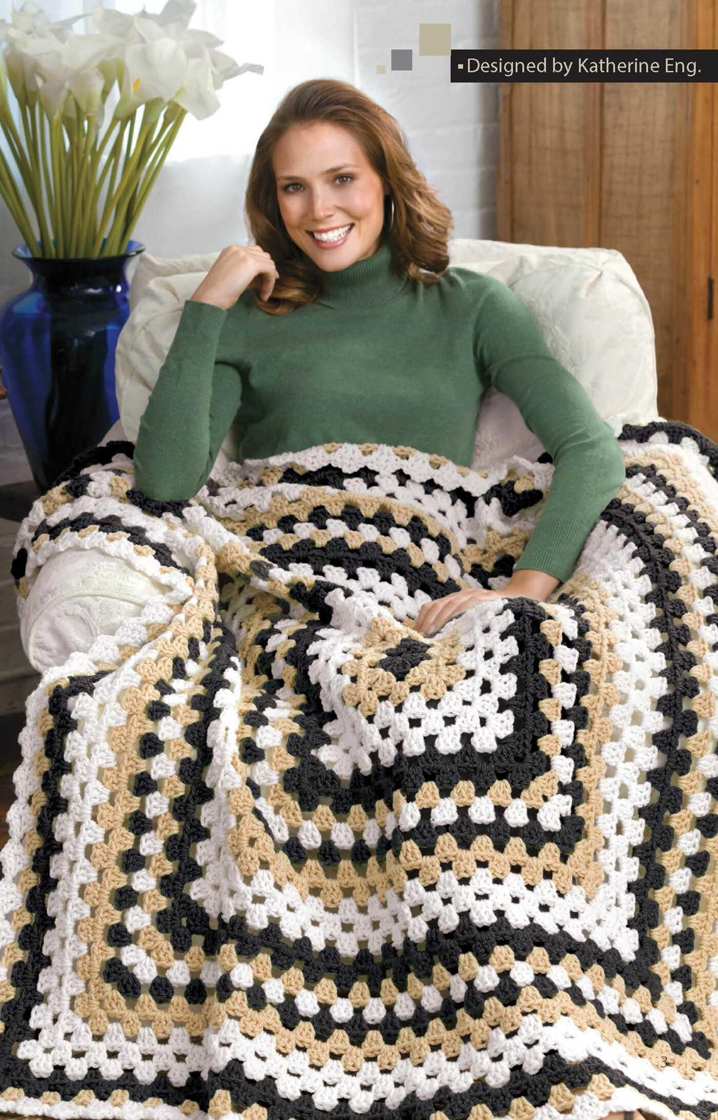 Crochet Throws Worked in the Round | Book by Leisure Arts | Official ...