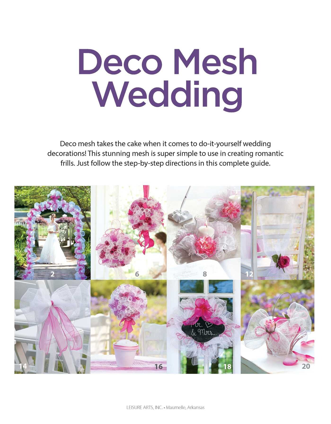Deco Mesh Wedding | Book by Leisure Arts | Official Publisher Page ...