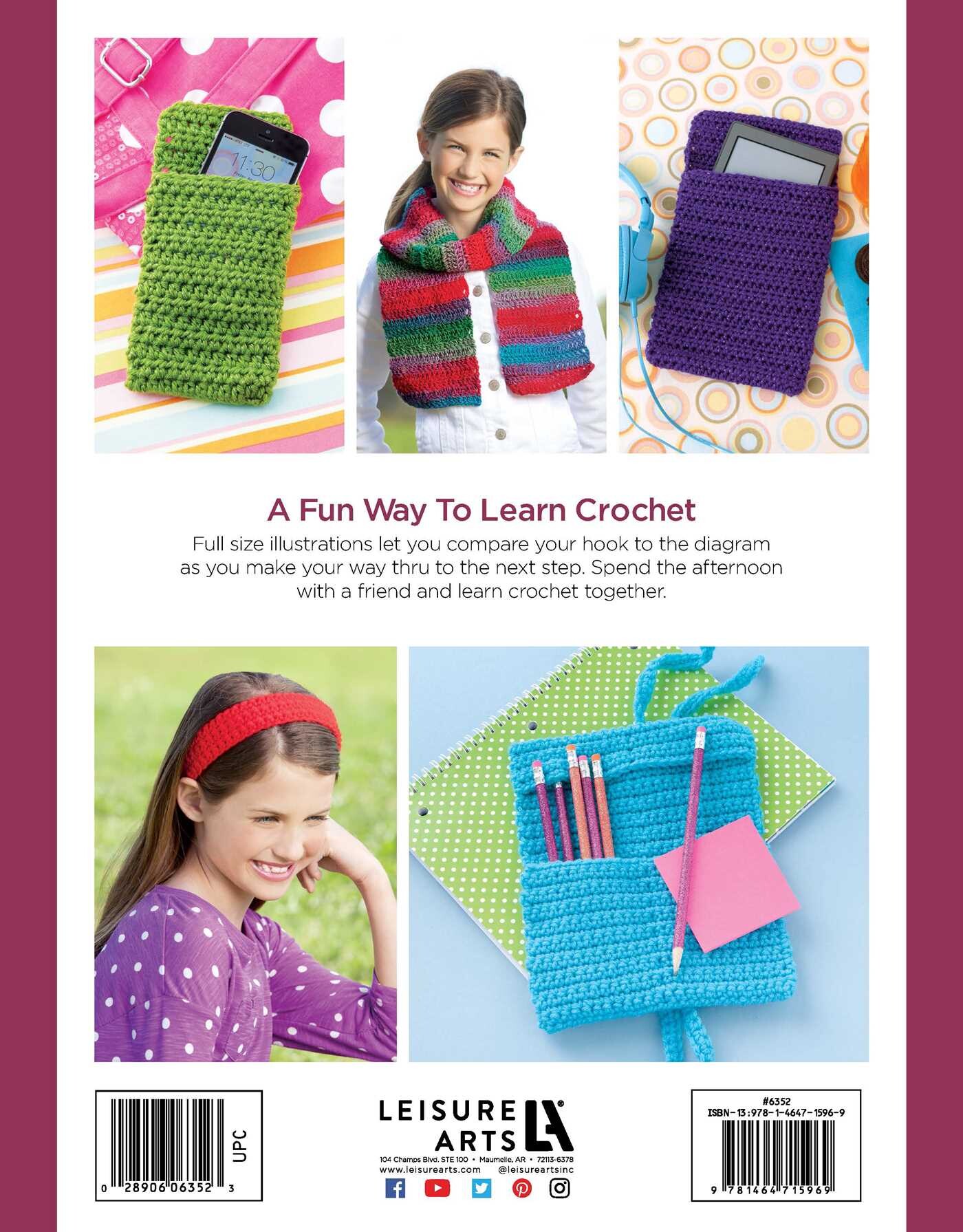 A Fun Way to Learn to Crochet for Kids | Book by Leisure Arts ...