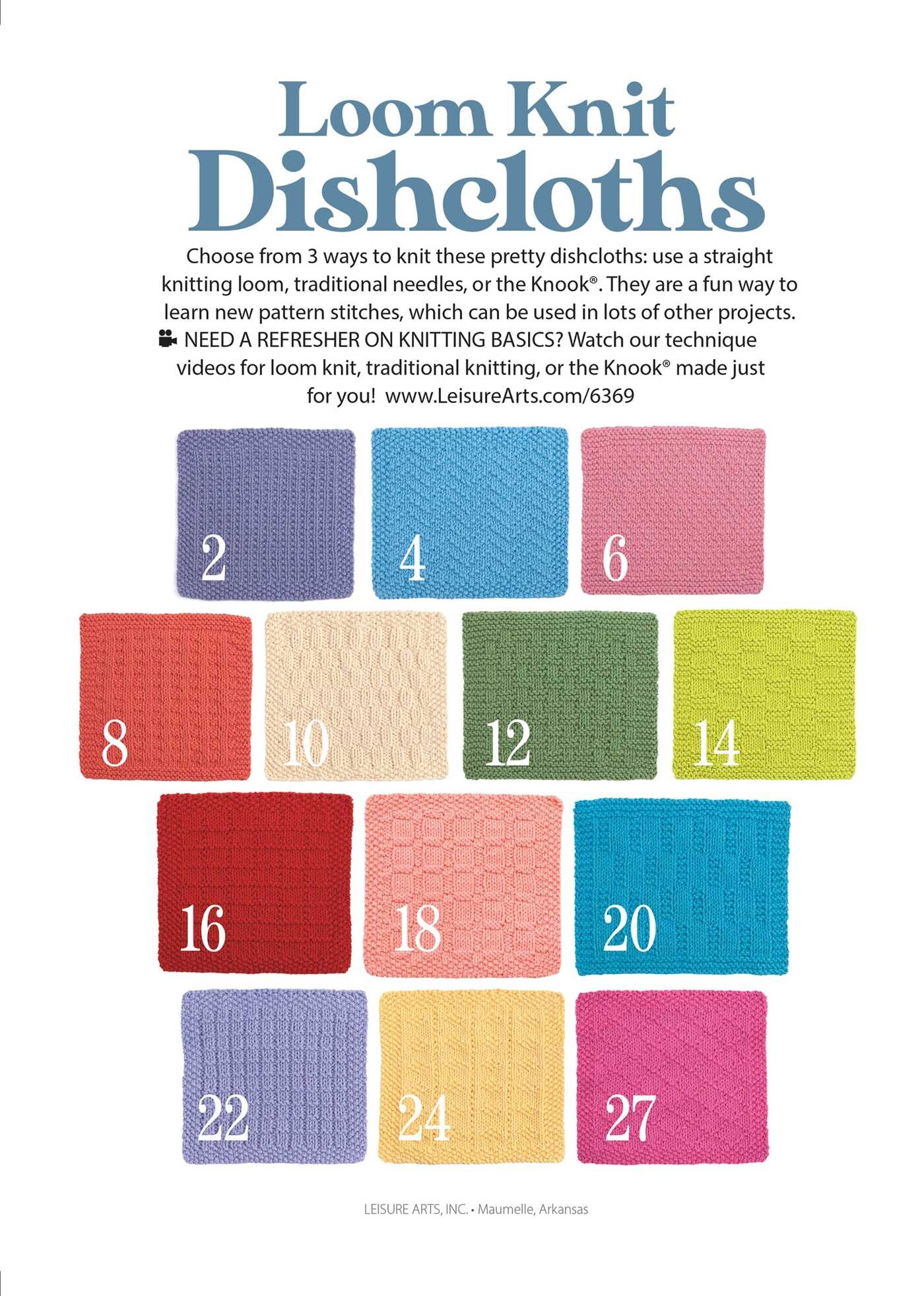 Loom Knit Dishcloths | Book by Kathy Norris | Official Publisher Page | Simon & Schuster