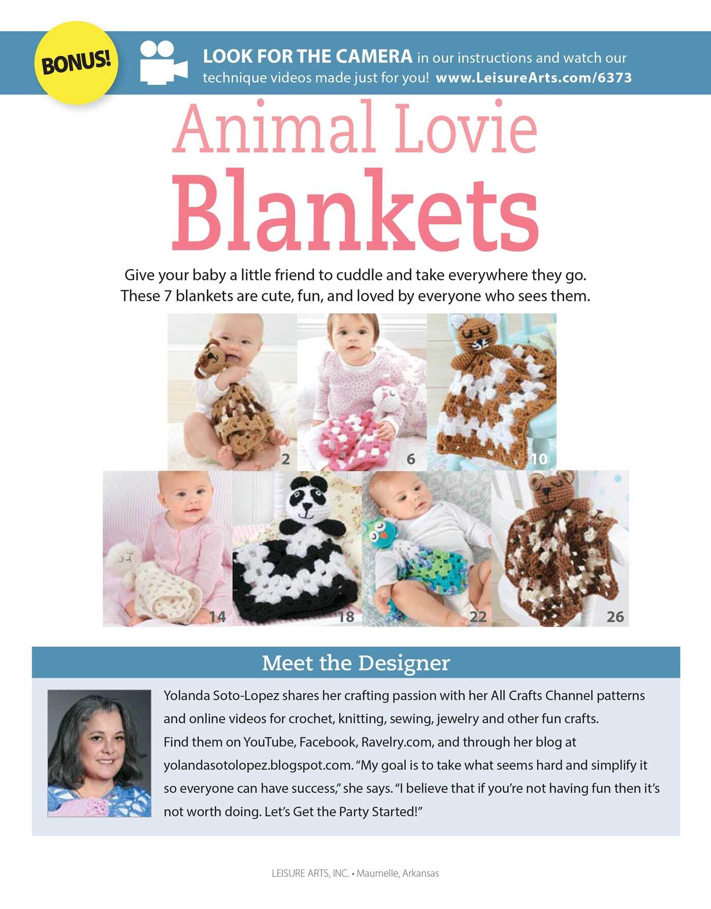 Animal Lovie Blankets | Book by Yolanda Soto-Lopez | Official Publisher ...