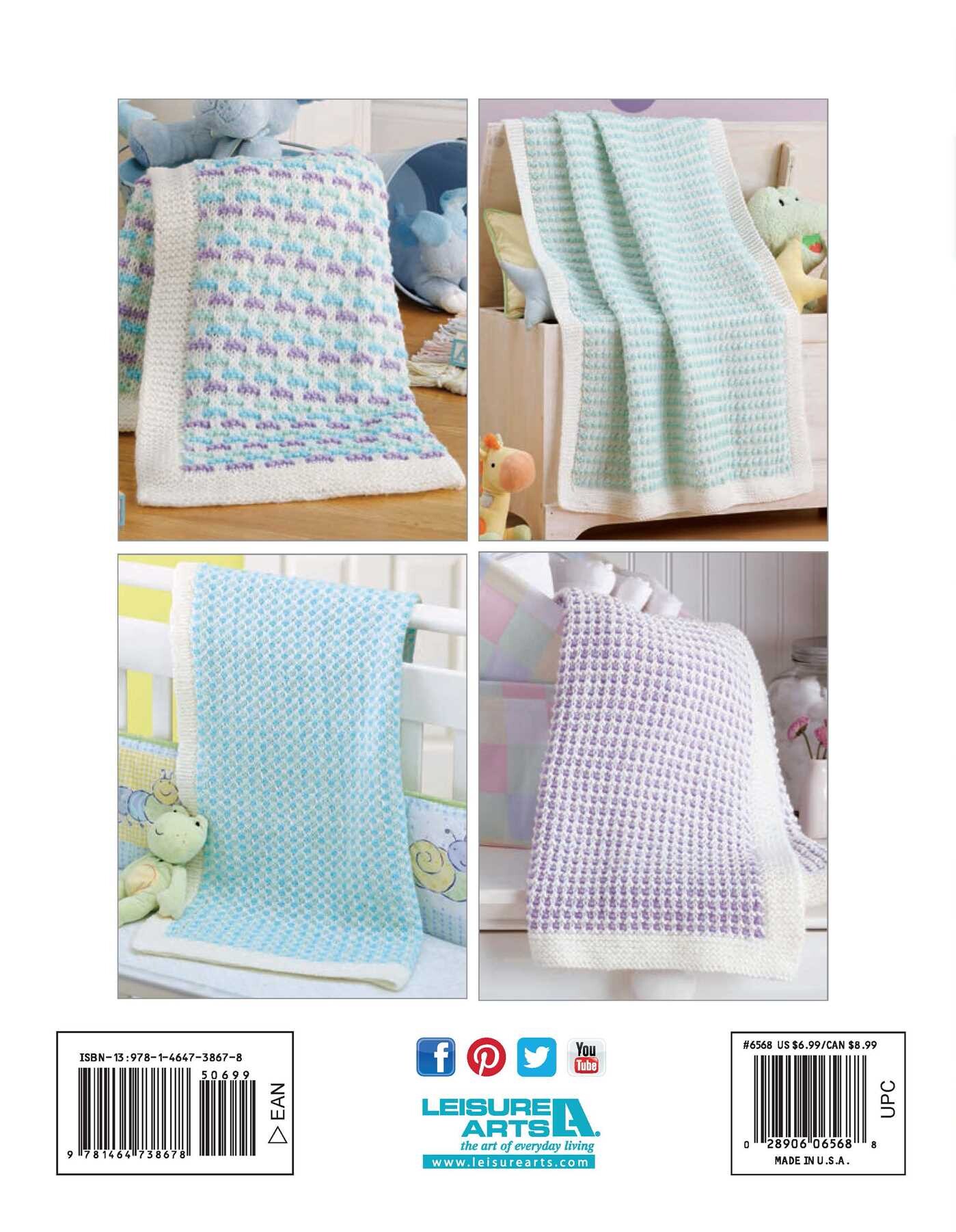 Little Lullabies—5 Knit Baby Afghans | Book by Deborah Peevy Molnar ...