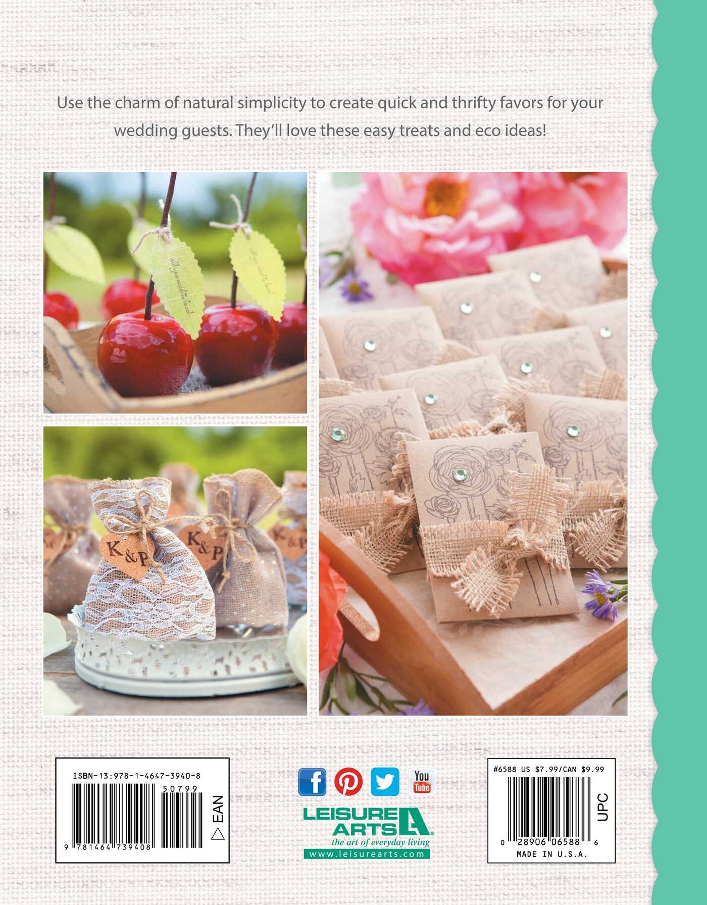Rustic Wedding Favors | Book by Leisure Arts | Official Publisher Page ...