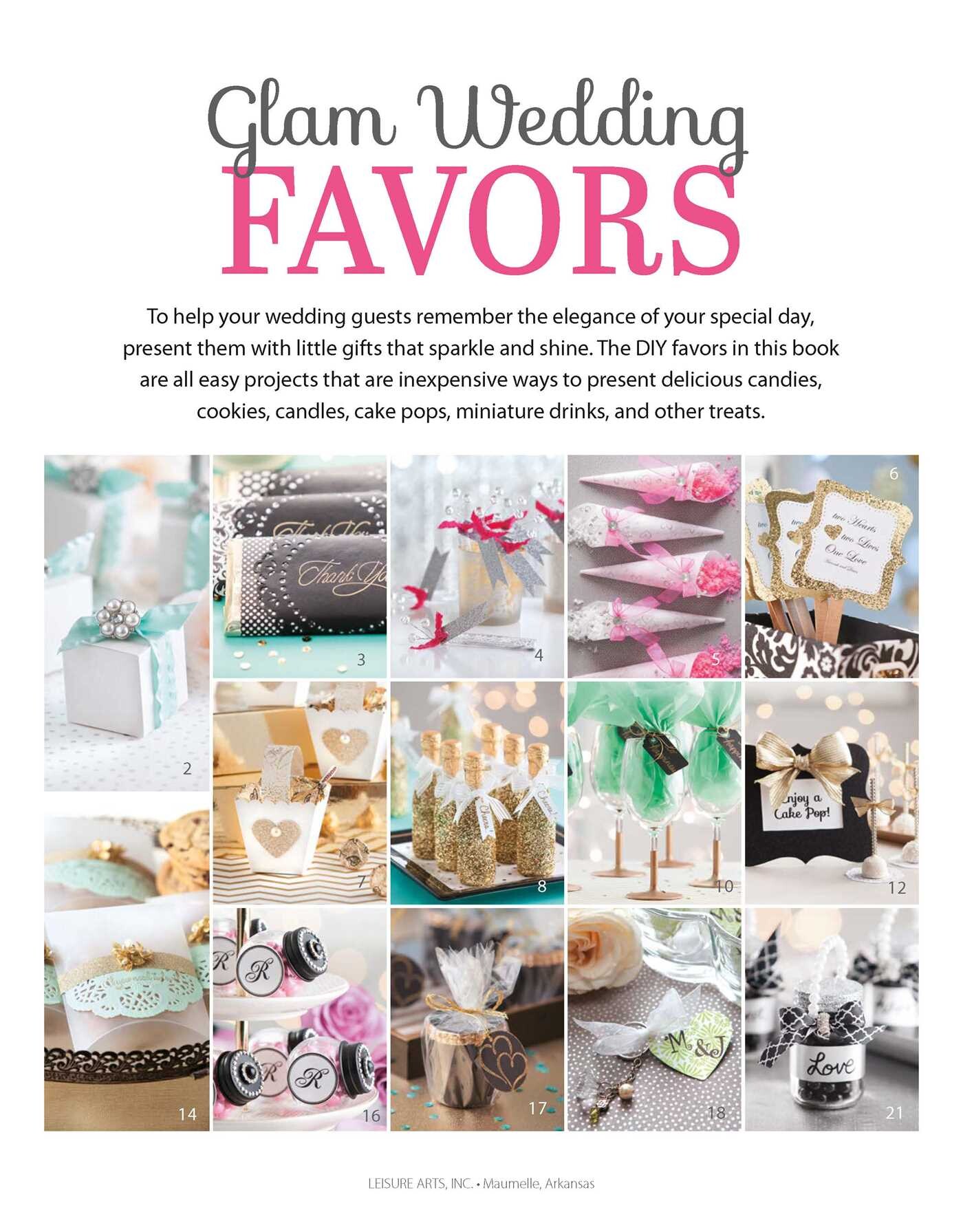 Glam Wedding Favors | Book by Leisure Arts | Official Publisher Page ...