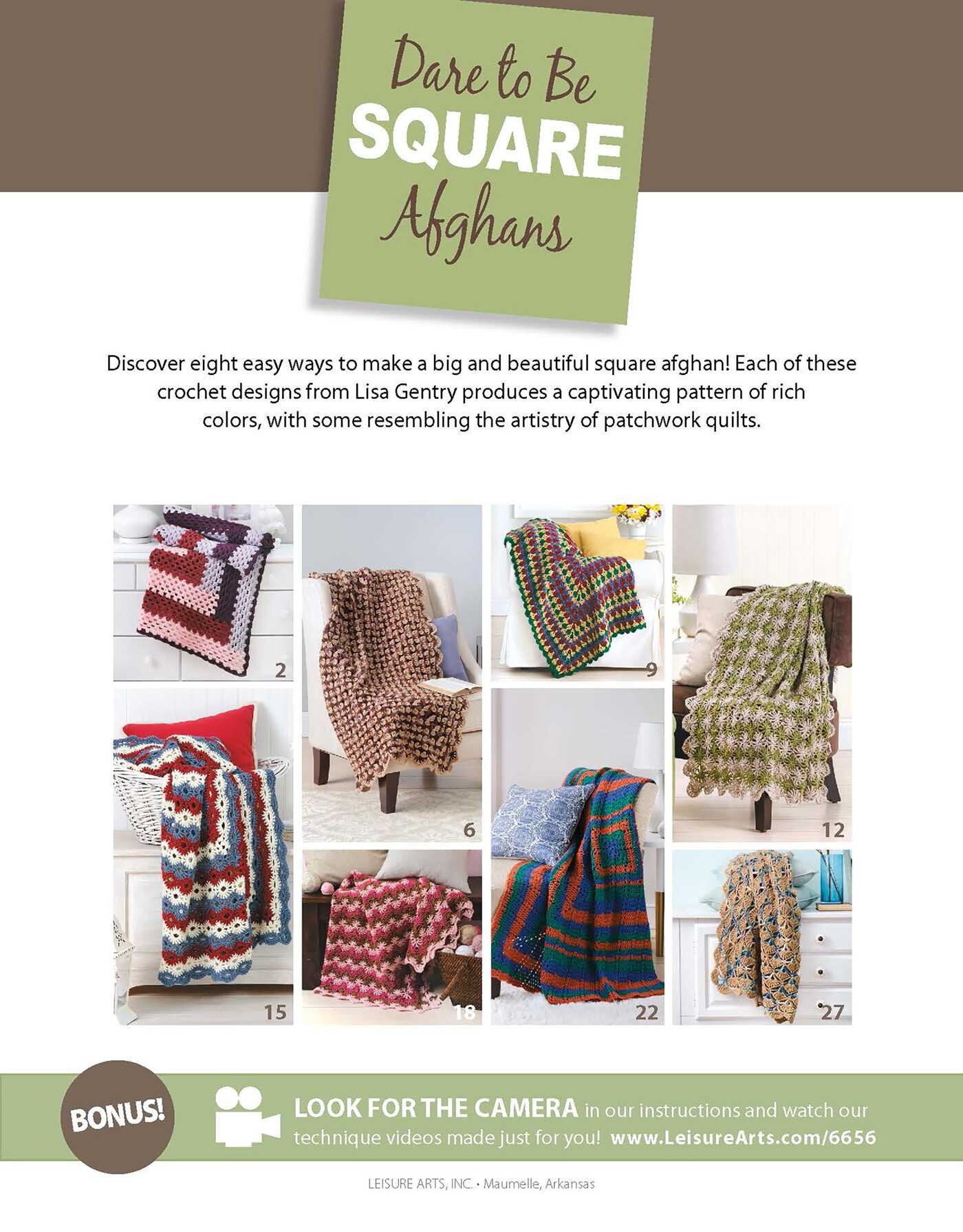 Dare To Be Square Afghans | Book by Lisa Gentry | Official Publisher ...