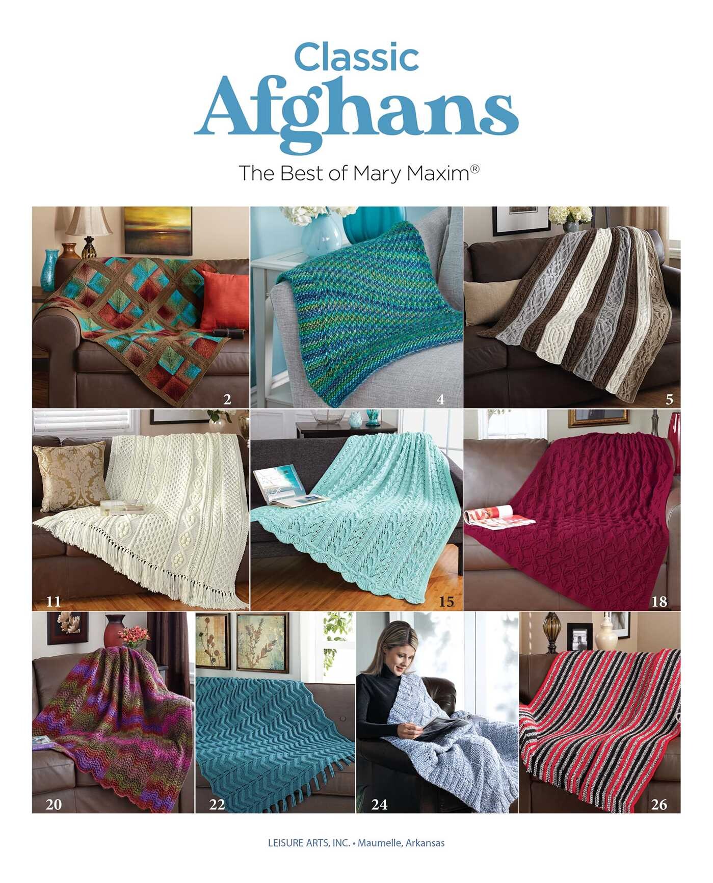 Knit Classic Afghans | Book by Leisure Arts | Official Publisher Page ...