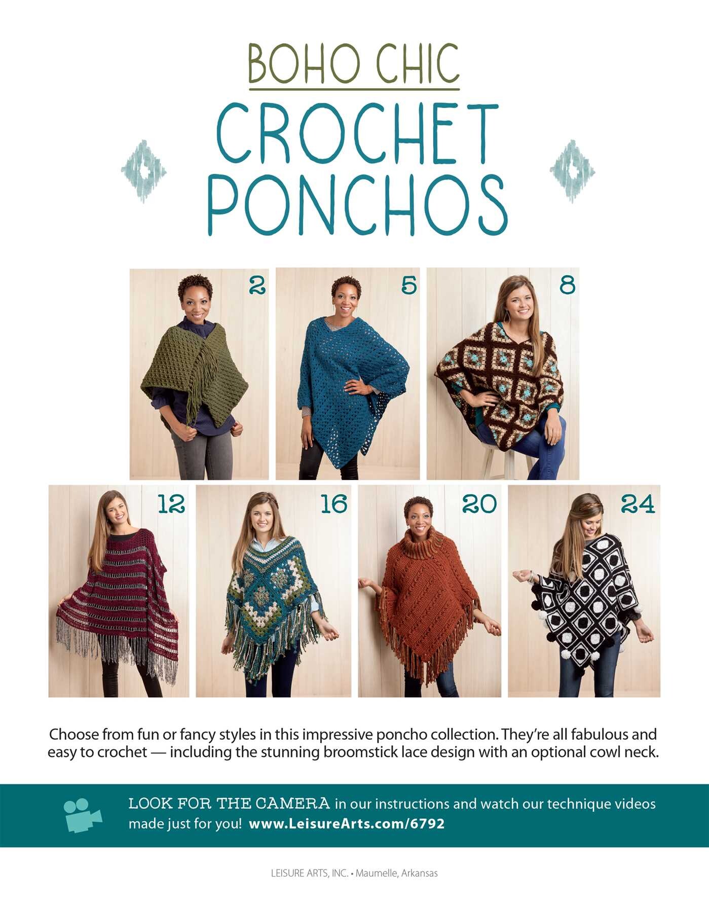 Boho Chic Crochet Ponchos | Book by Sarah J. Green | Official Publisher ...