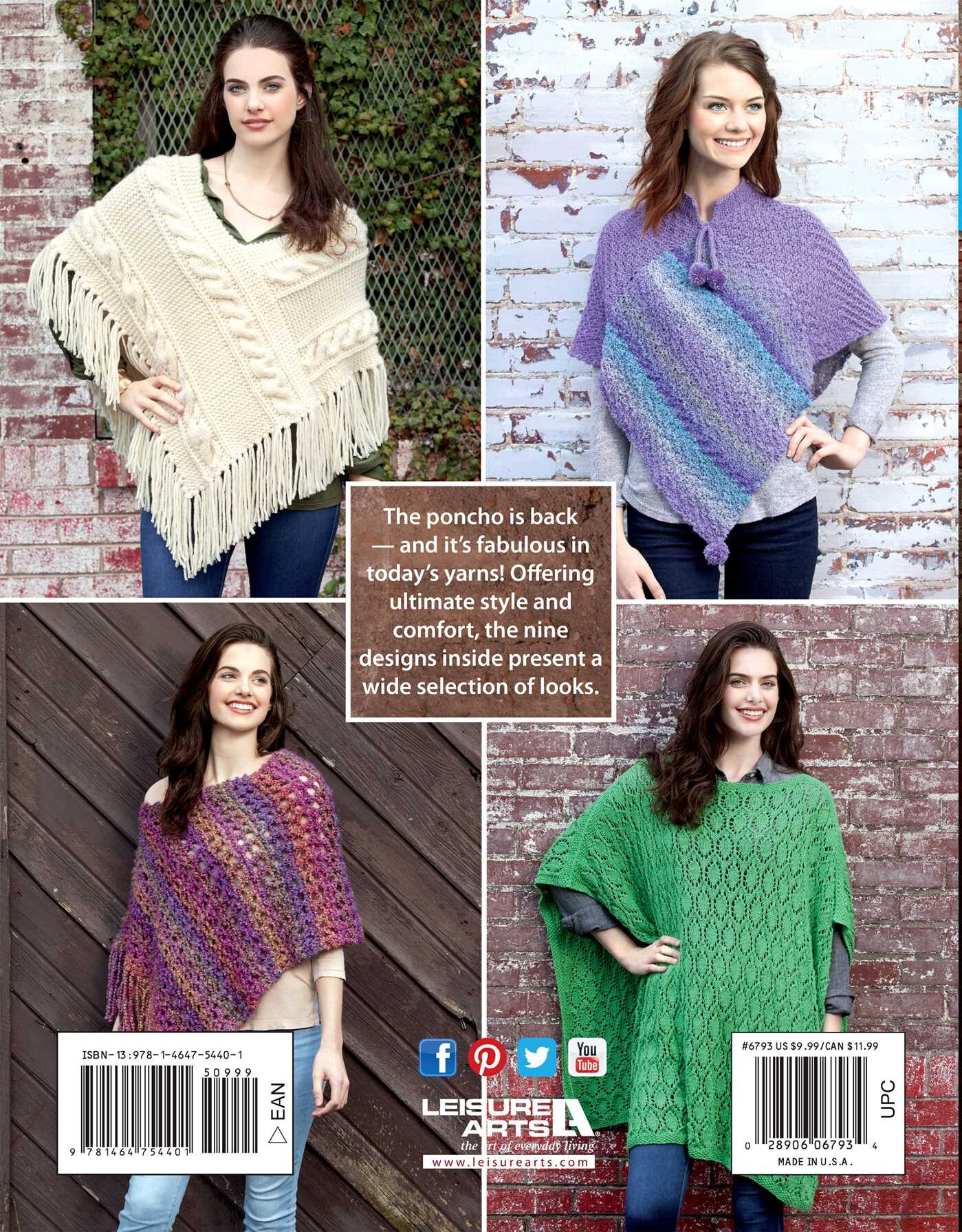 Knit Poncho Rebound | Book by Leisure Arts | Official Publisher Page ...