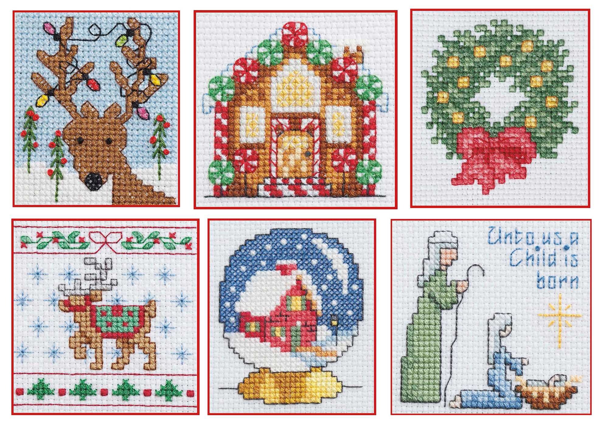 50 Cross Stitch Quickies Christmas | Book by Leisure Arts | Official ...