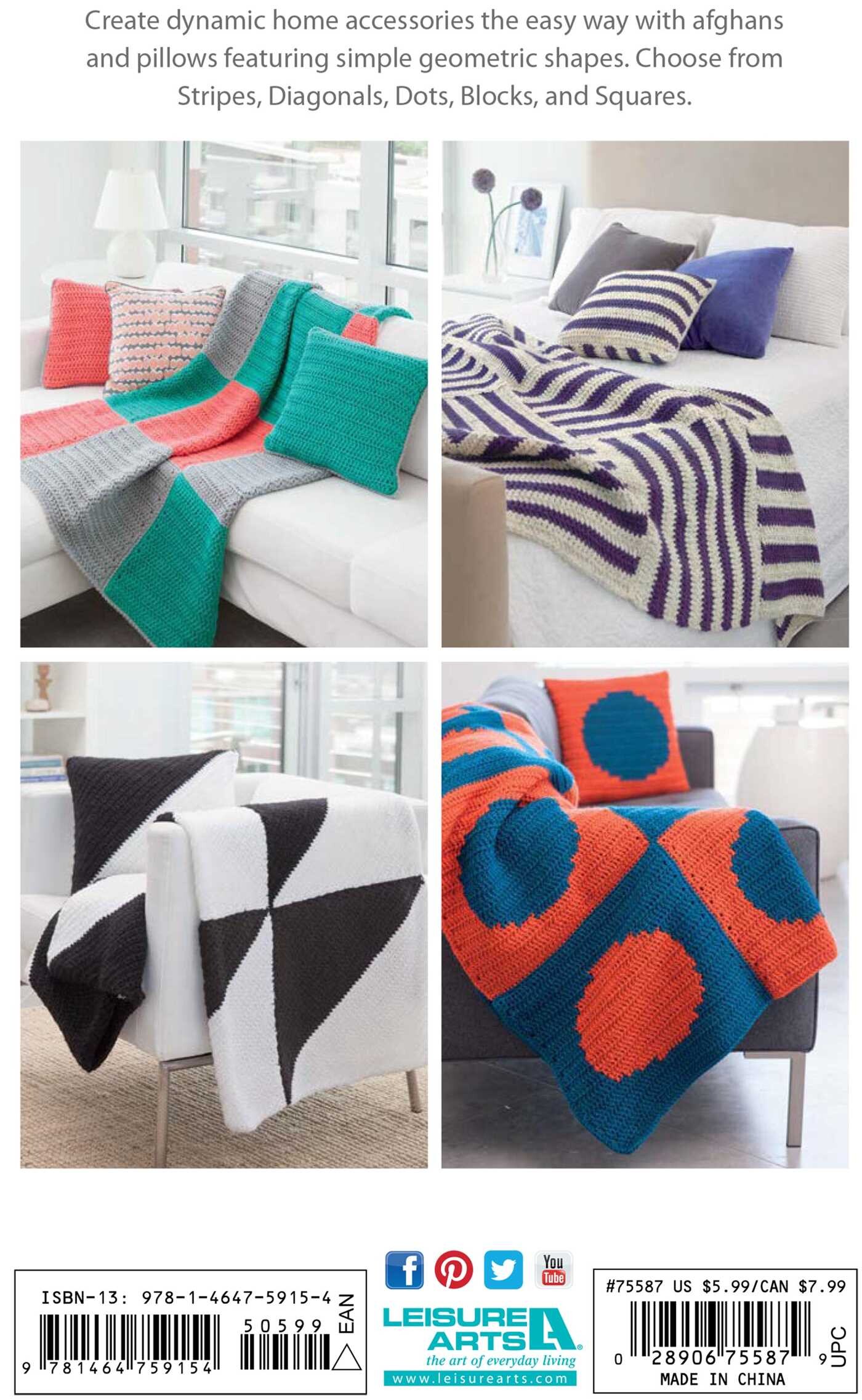 Geometric Pillows & Afghans | Book by Ashley Leither | Official ...