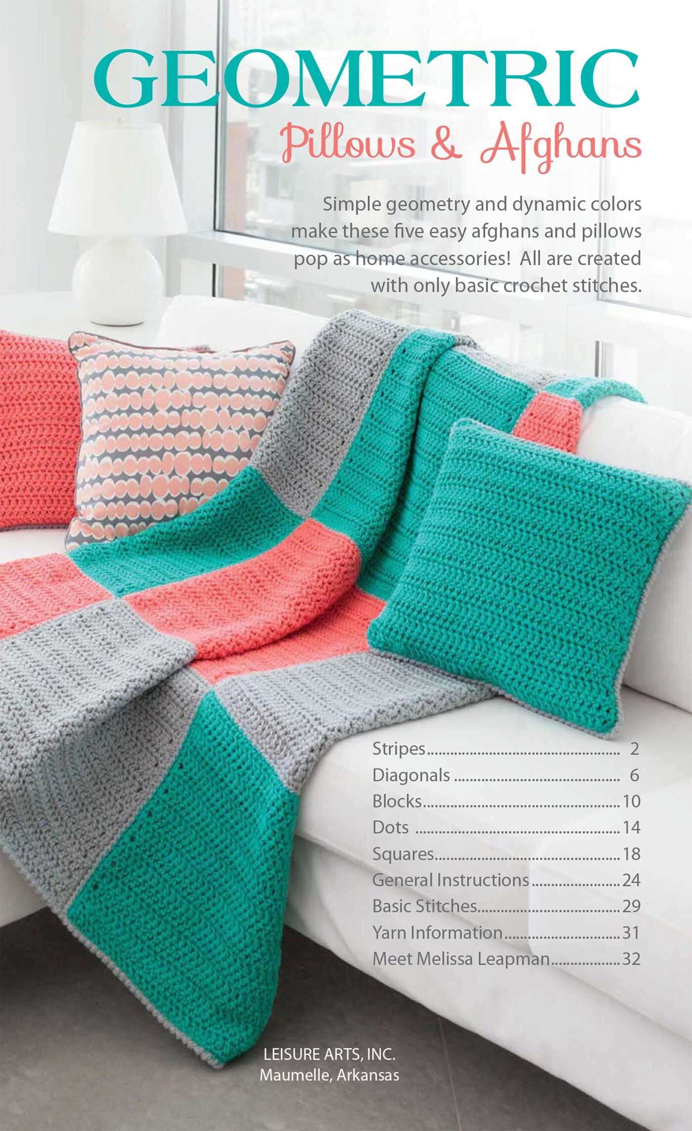 Geometric Pillows & Afghans | Book by Ashley Leither | Official ...