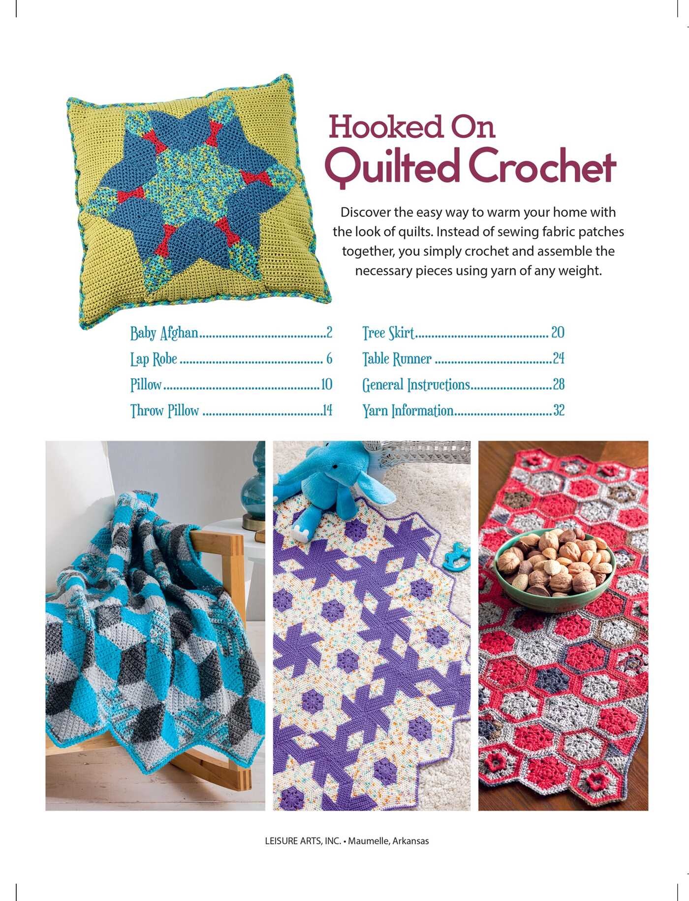 Hooked On Quilted Crochet | Book by Sarah J. Green | Official Publisher ...